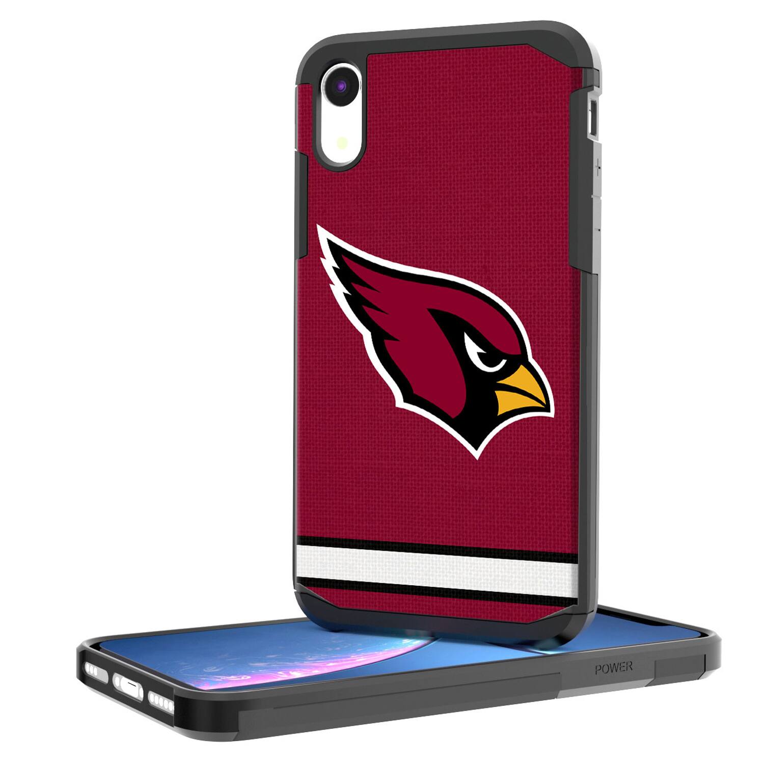 Keyscaper NFL Arizona Cardinals iPhone Rugged Stripe Design Case 16 Pro ...