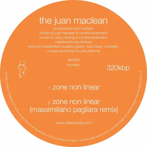 Juan Maclean What Do You Feel Free About? / Zone Nonlinear VINYL LP ...