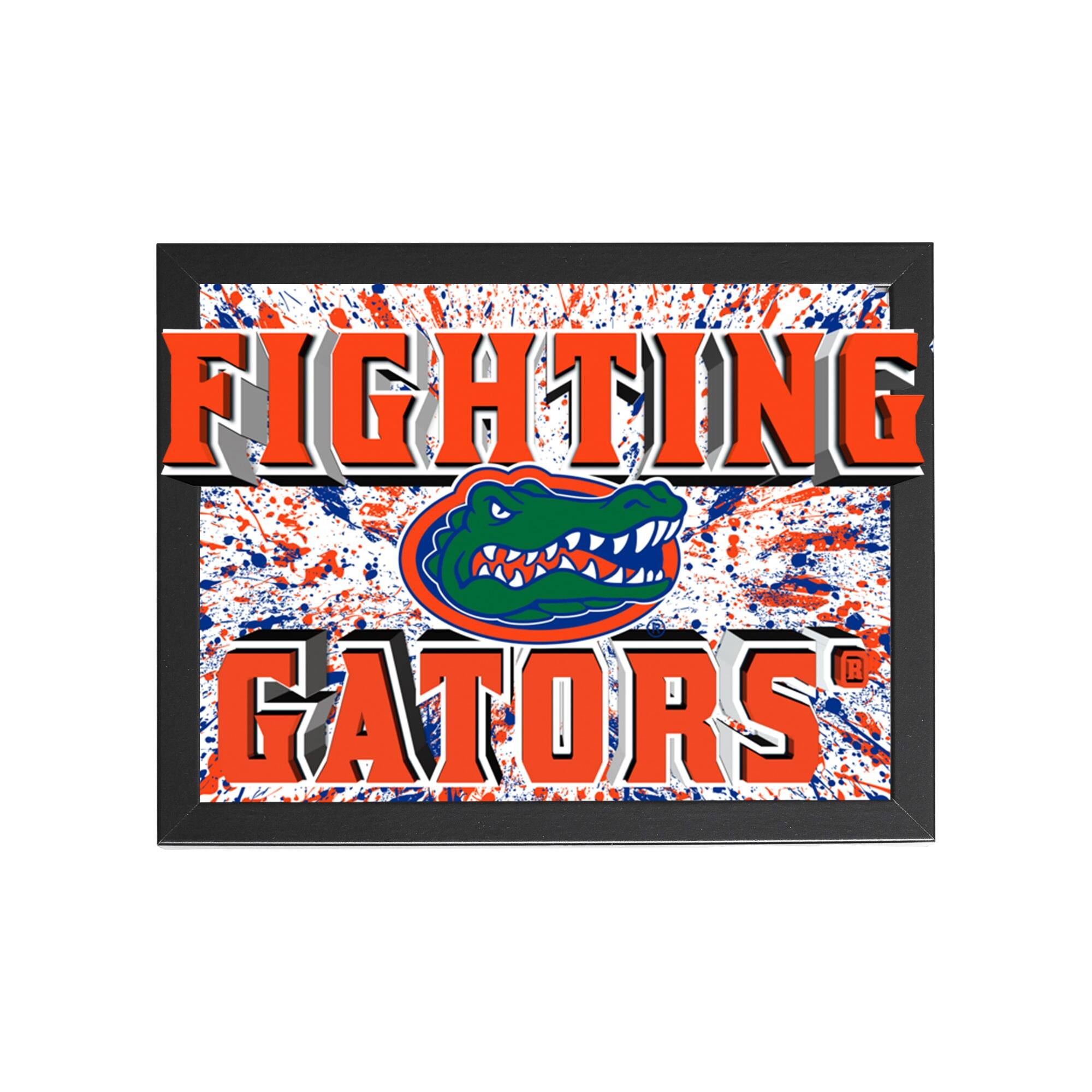 Sporticulture Florida Gators 14" x 18" Framed 3D Lenticular Art Blue ...