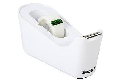 Scotch C18 Desktop Dispenser, 1" Core White C18-W - Best Buy