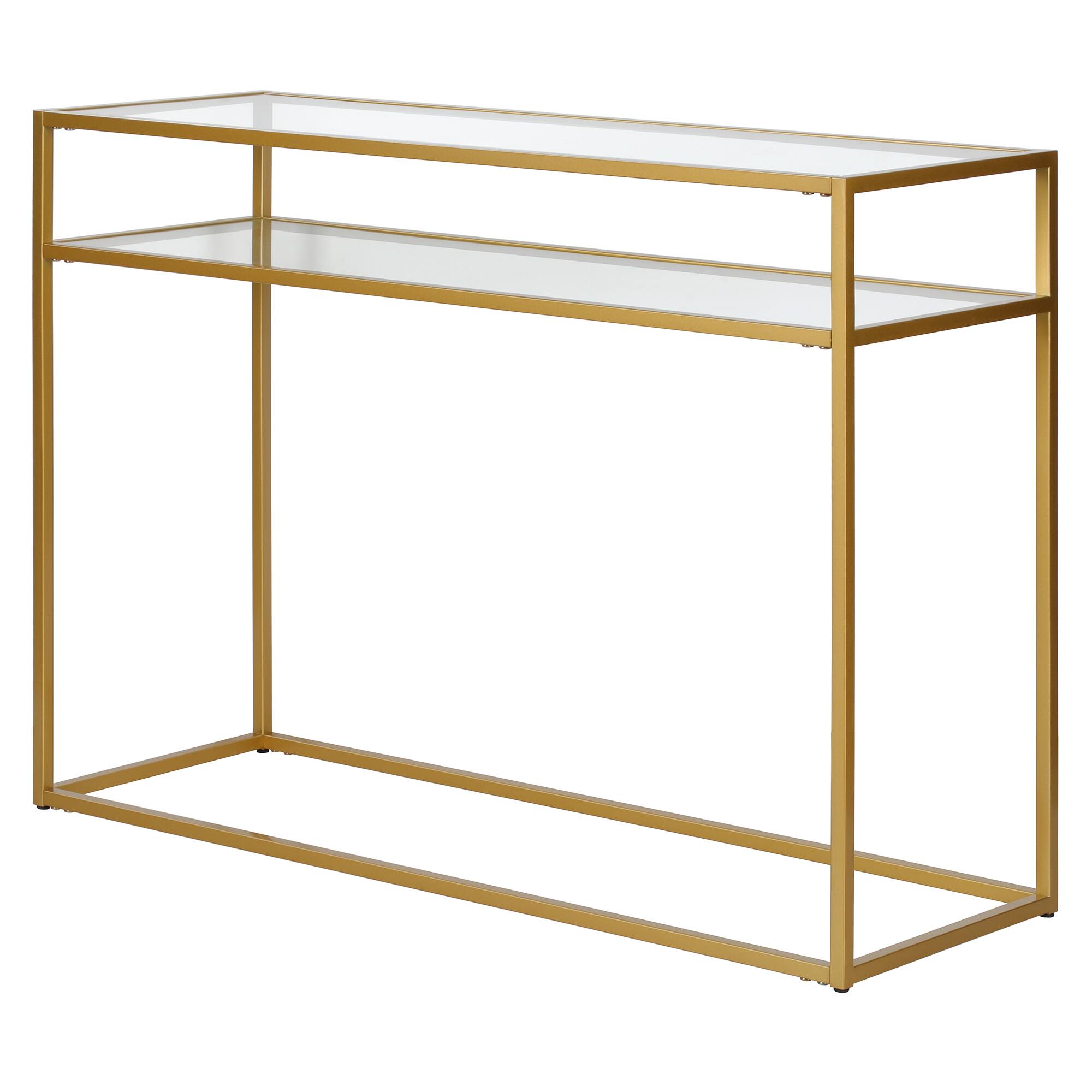 Best Buy: Camden&Wells Addison Console Table Brass AT1551