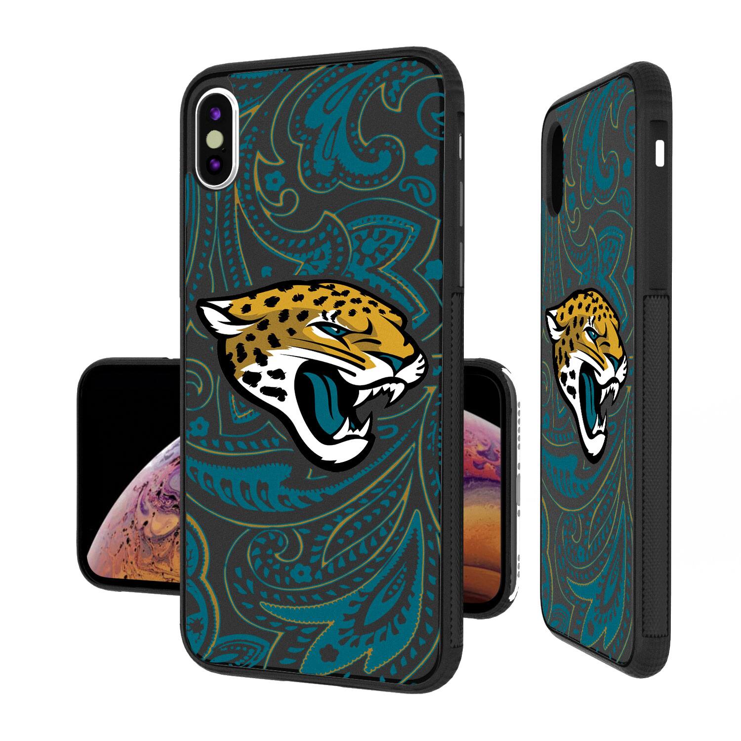 Keyscaper NFL Jacksonville Jaguars iPhone Paisley Design Bump Case 13 ...