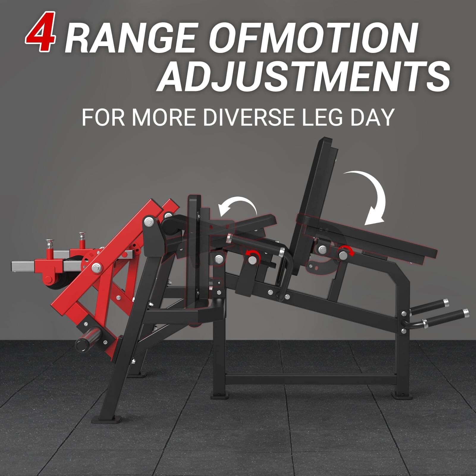 Syedee Leg Extension and Curl Machine,Adjustable Leg Exercise Bench ...