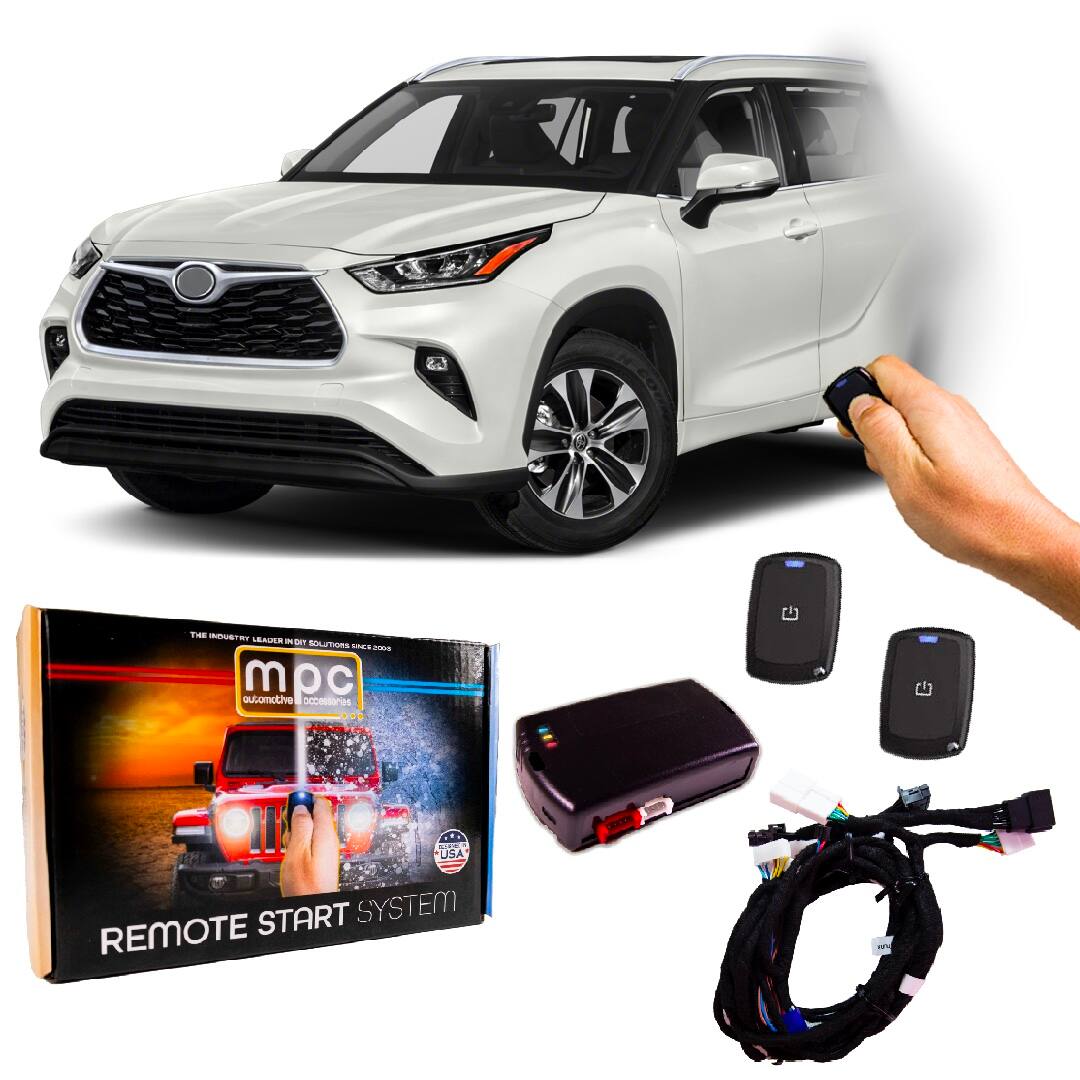 MPC 1 Button Remote Start Kit For 2020 2021 Toyota Highlander Plugin T ...