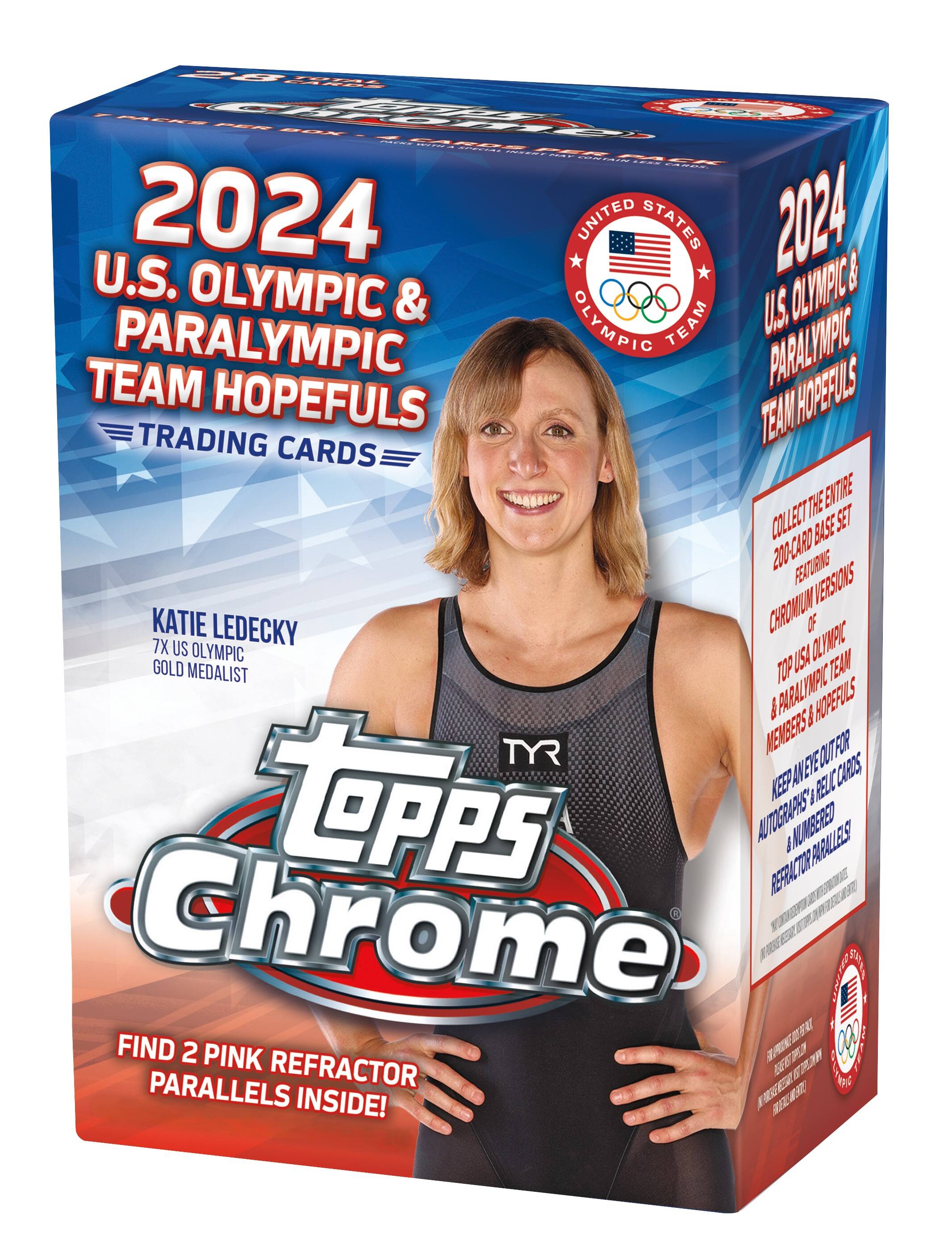 Topps 2024 Chrome Olympic Hopefuls Blaster Box SP-T24OHCB - Best Buy