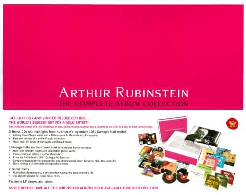 Best Buy: Arthur Rubinstein: The Complete Album Collection [CD & DVD]