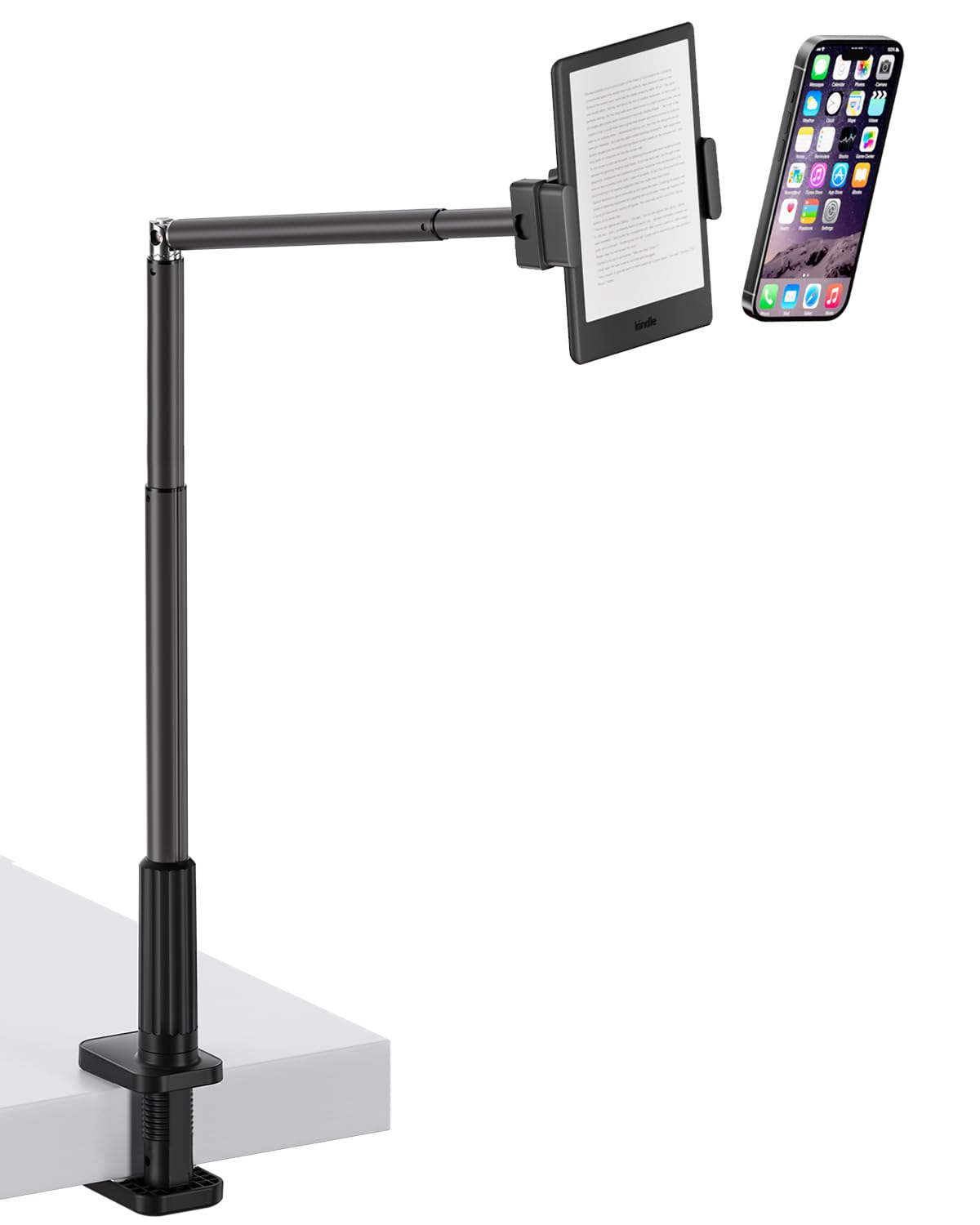 TECH SAFARI Tablet Holder Stand Phone kindle With Flexible Aluminum ...
