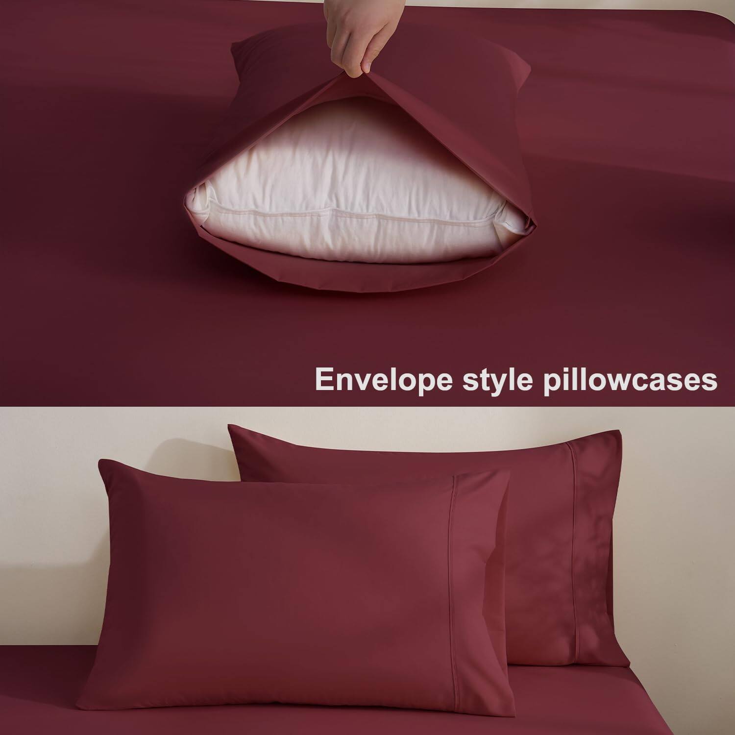 Dapper Styles Bedding Bed Sheets Set Soft Breathable With 16 Deep ...