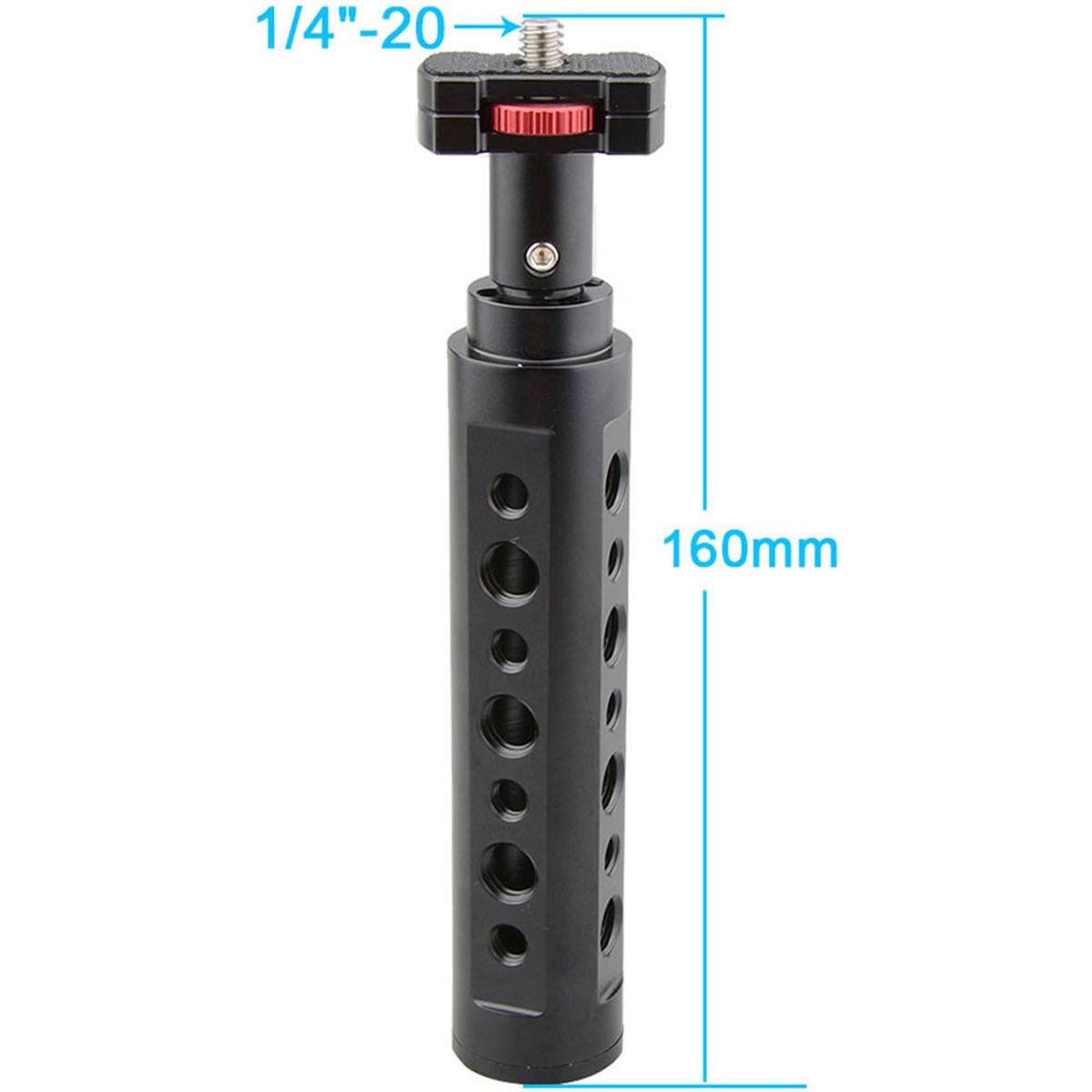 CAMVATE Cheese Handle Grip Mini Rod Mount Stabilizer w/1/4