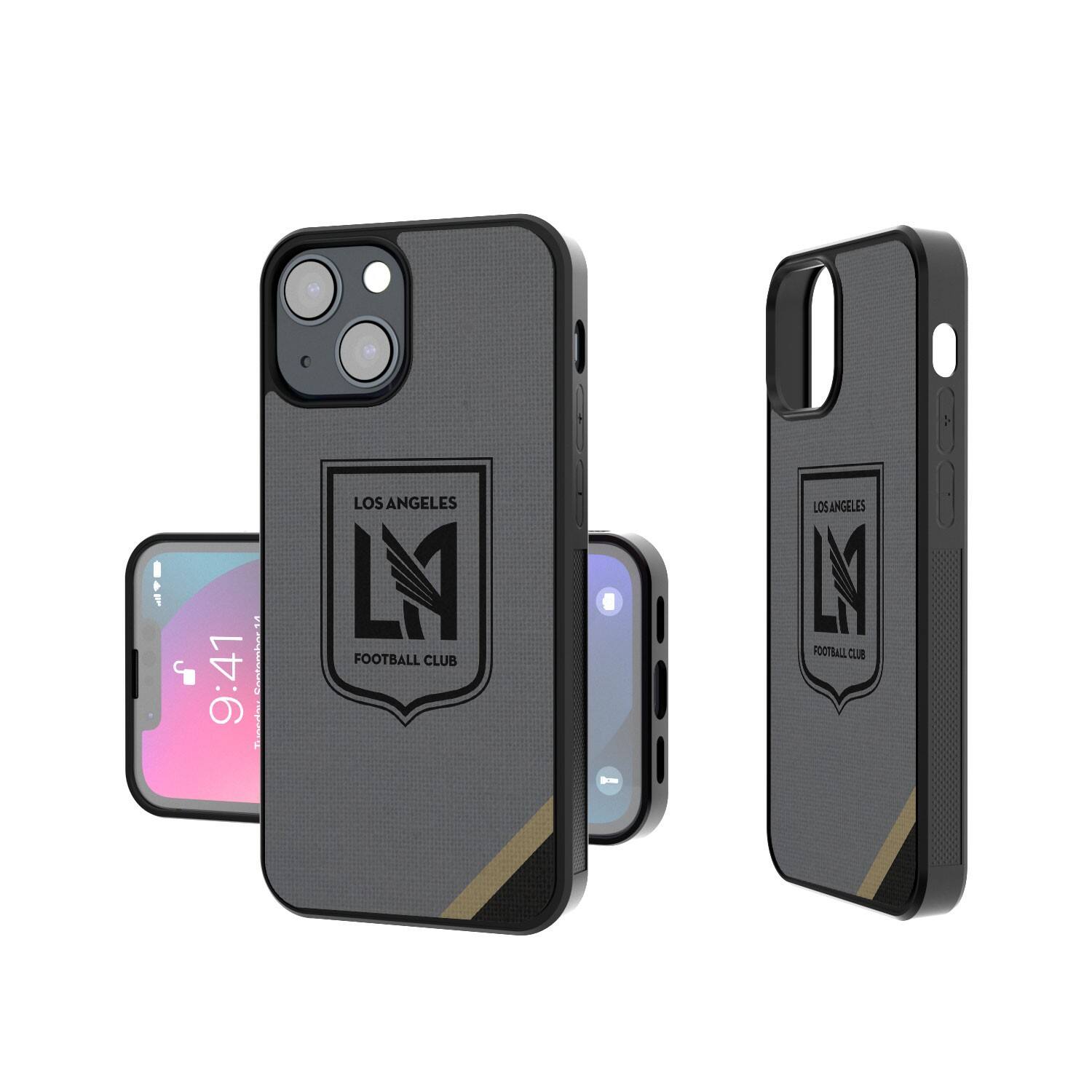 Keyscaper MLS LAFC iPhone Diagonal Stripe Design Bump Case 15 Plus ...