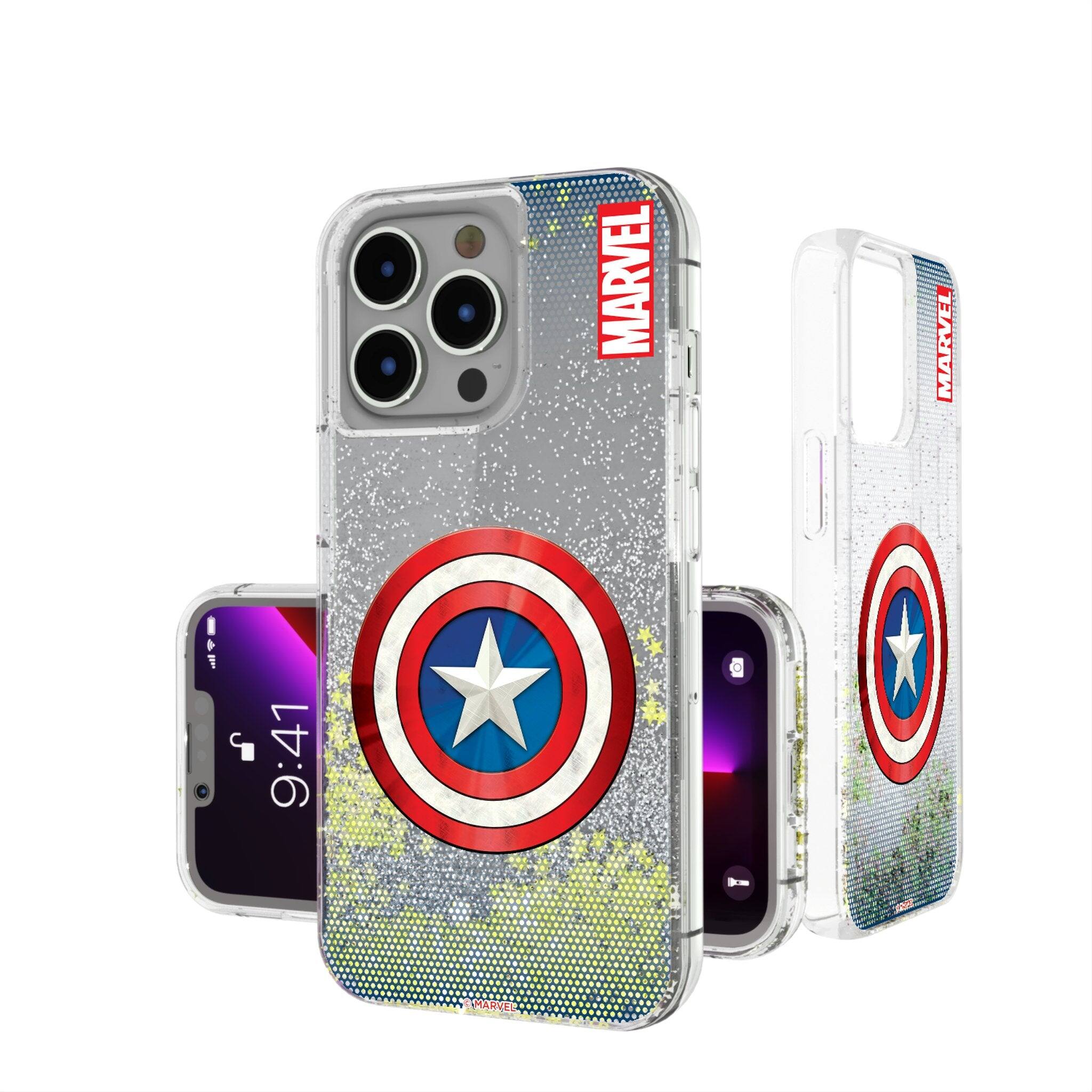 Keyscaper Marvel Grid Glitter Phone Case Apple iPhone 14 Pro Max Sam ...
