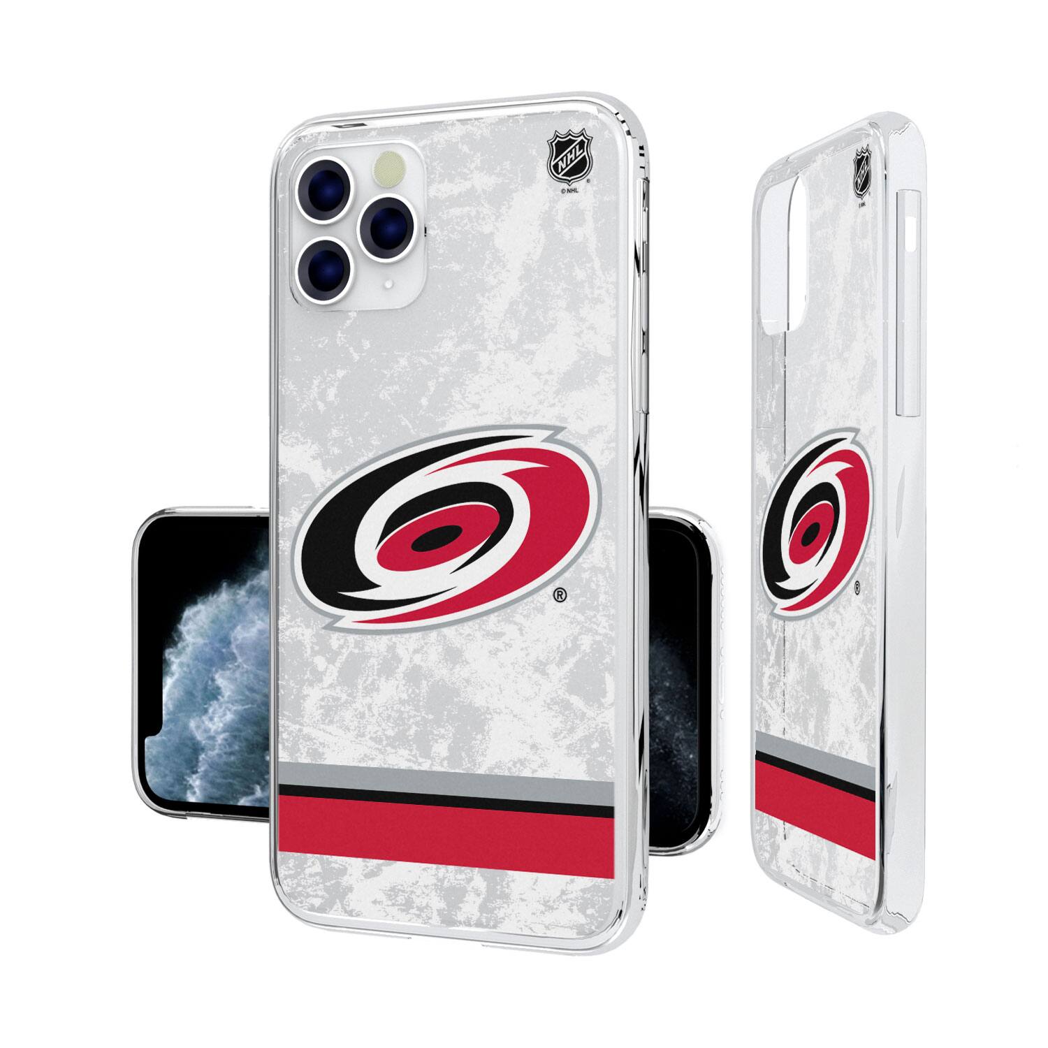Keyscaper NHL Carolina Hurricanes iPhone Stripe Clear Ice Case 15 Plus ...
