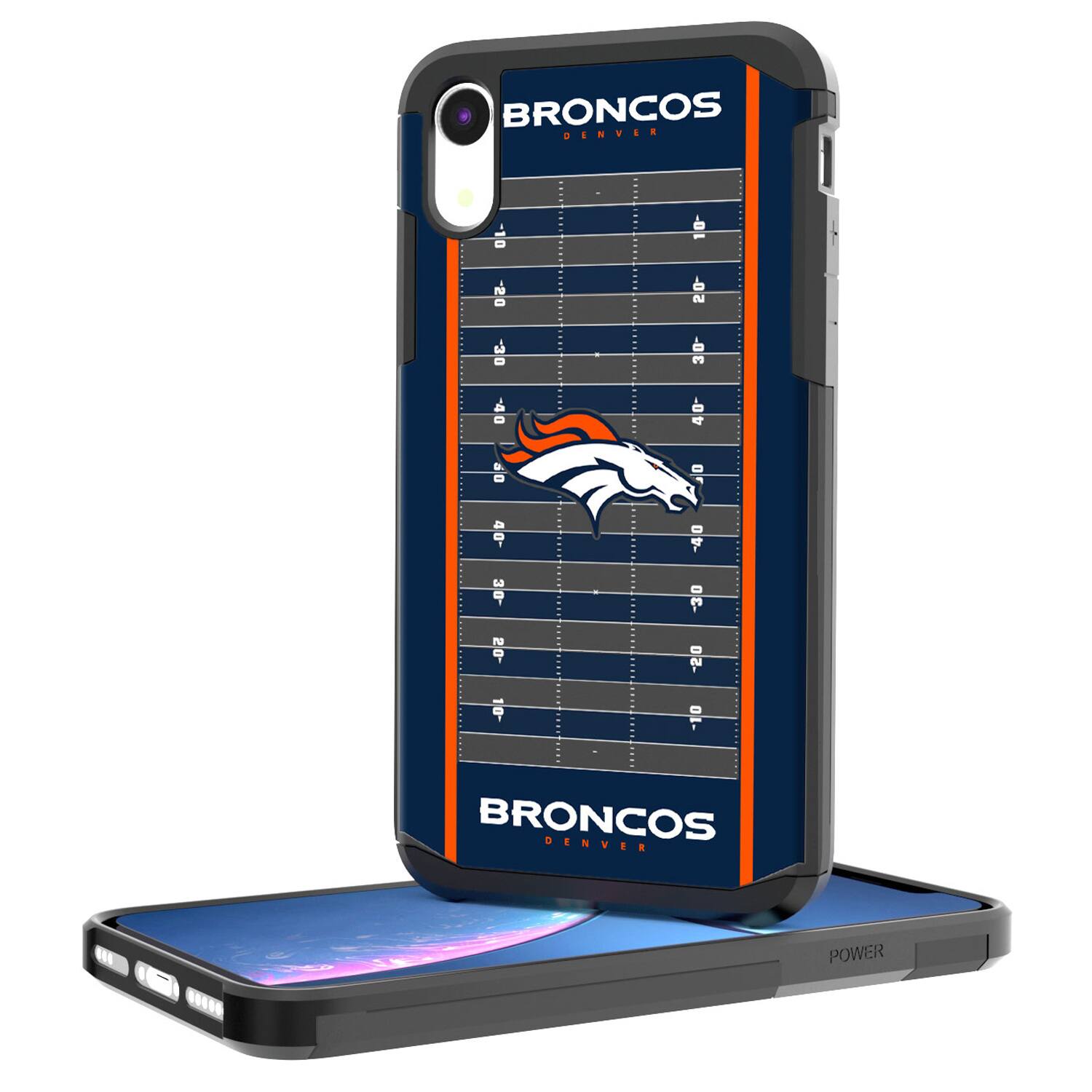 Keyscaper NFL Denver Broncos iPhone Rugged Field Design Case 16 Pro Max ...