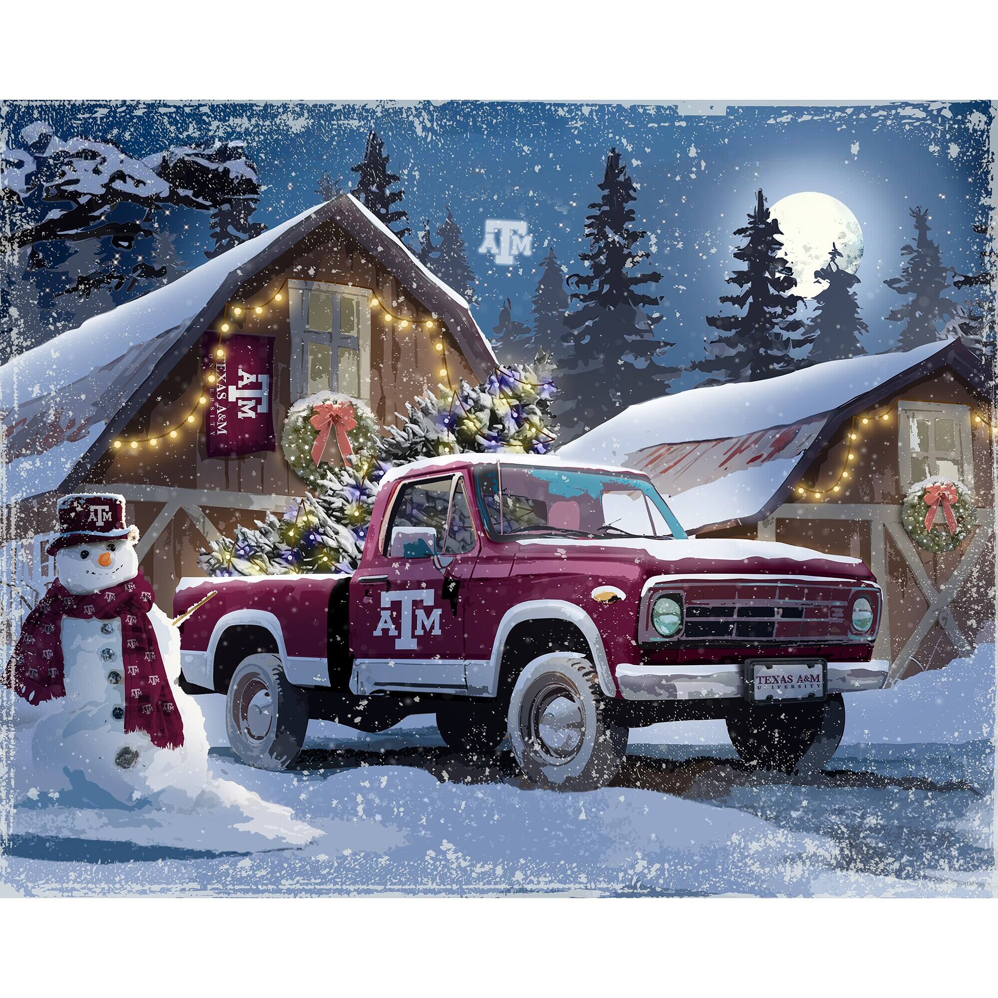 Sporticulture Texas A&M Aggies 12" x 11" Four Seasons LED Light Box ...