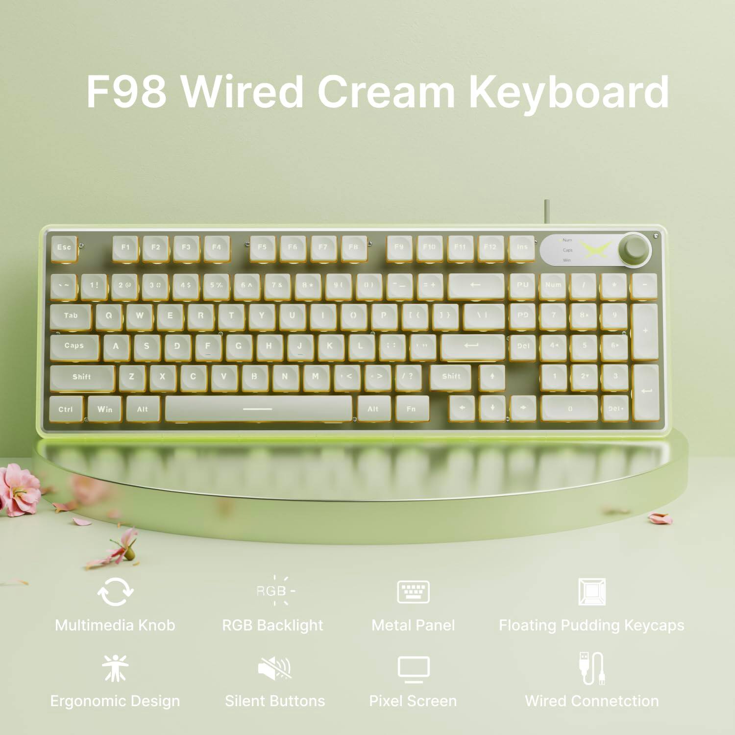 Comfort Essence Eweadn F98 Wired With Smart Display & Knob Aesthetic ...