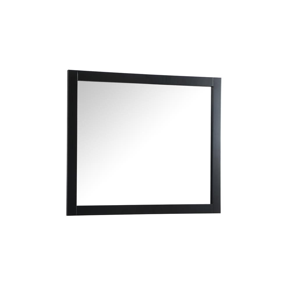 Elegant Decor Aqua vanity mirror 42x36 inch in Black BG3607438 - Best Buy