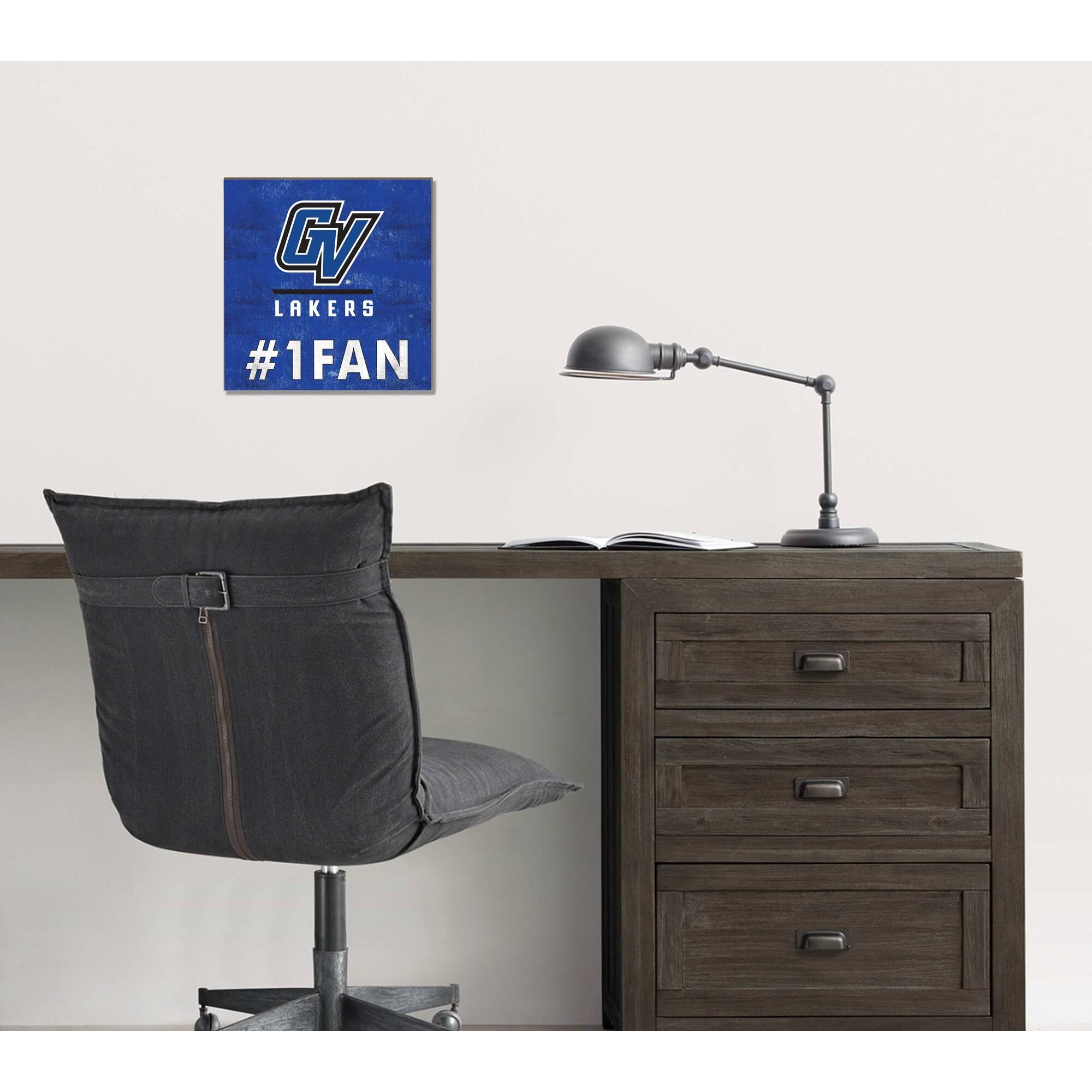 Jardine Grand Valley State Lakers 10" x 10" #1 Fan Plaque Blue ...