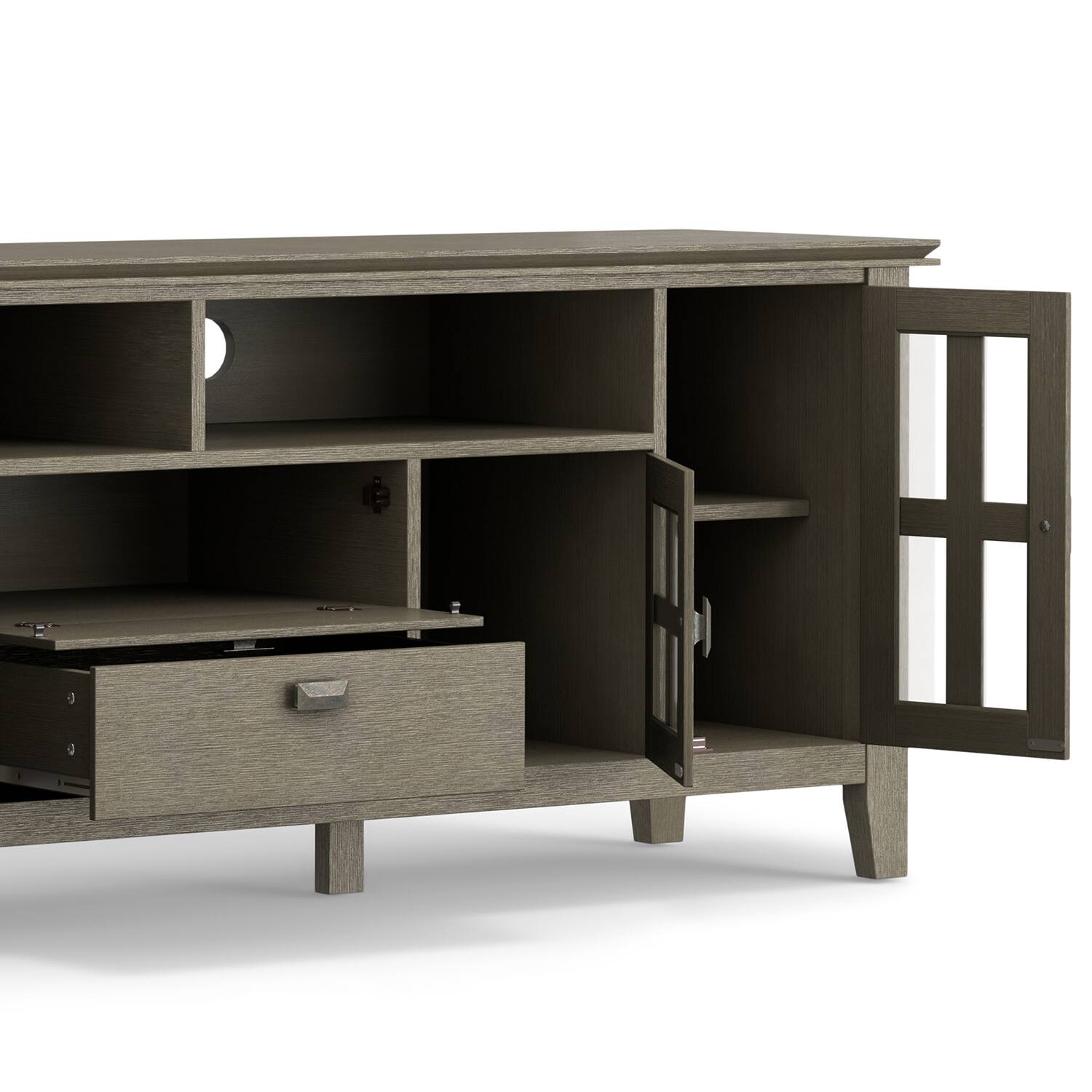 Customer Reviews: Simpli Home Artisan SOLID WOOD 72 inch Wide ...