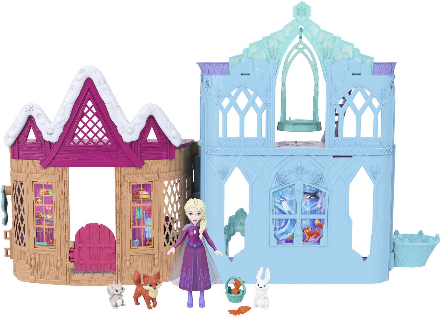 Mattel Disney Storytime Stackers: Frozen Winter Animal Fun Playset ...