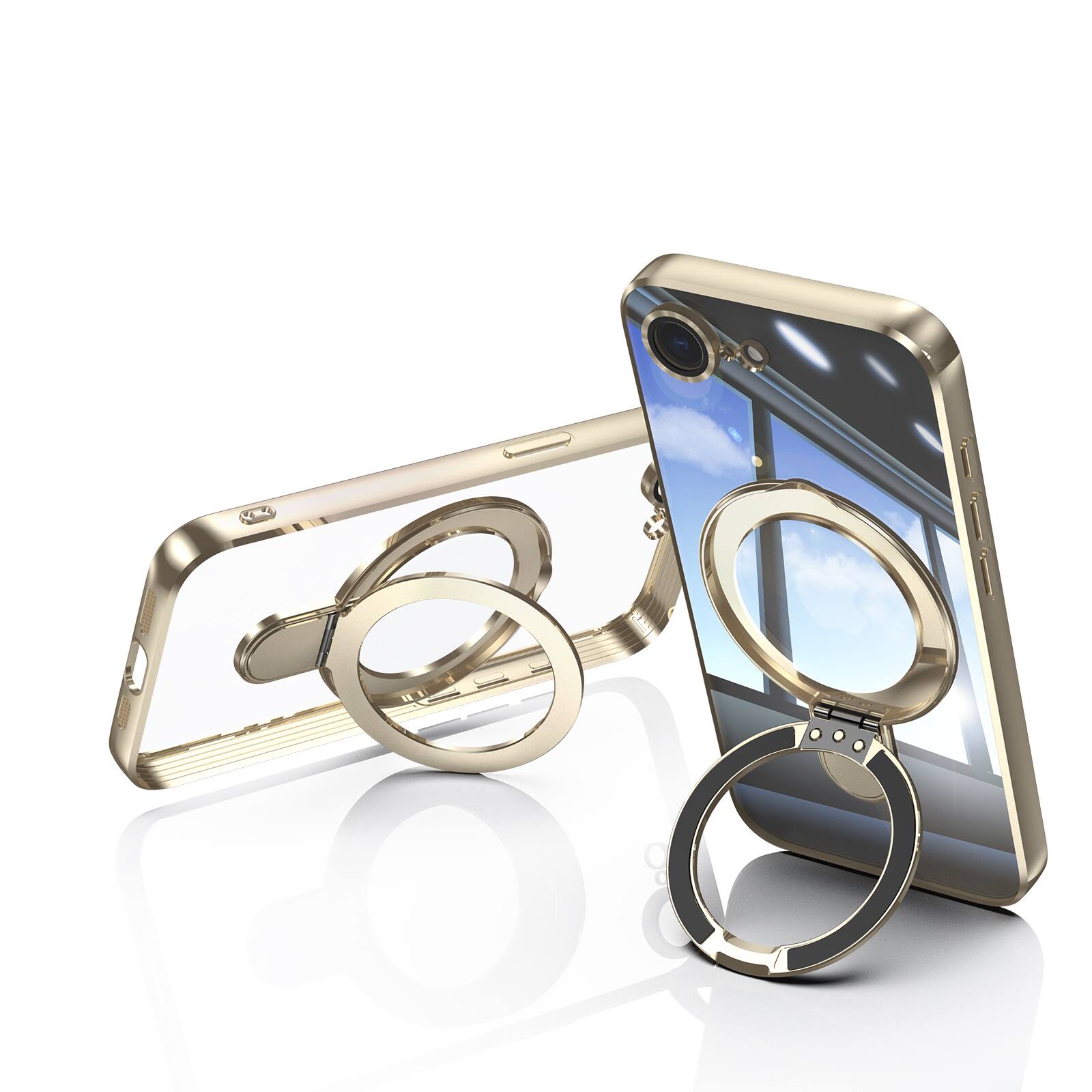 Dteck Clear Mag Safe Case for Apple iPhone 17e / 16e,Transparent Back ...