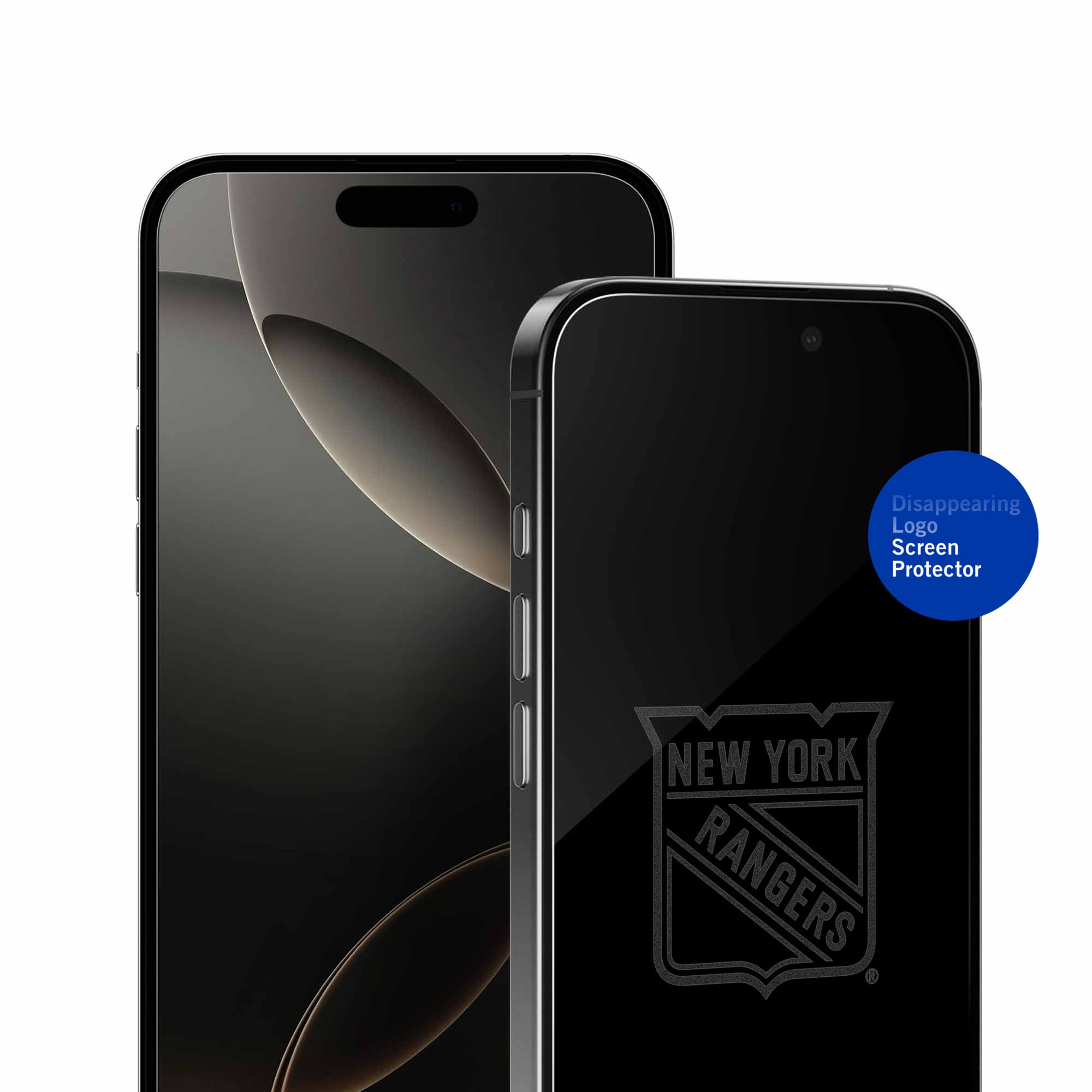Screen Skinz NHL New York Rangers Disappearing Logo iPhone Screen ...