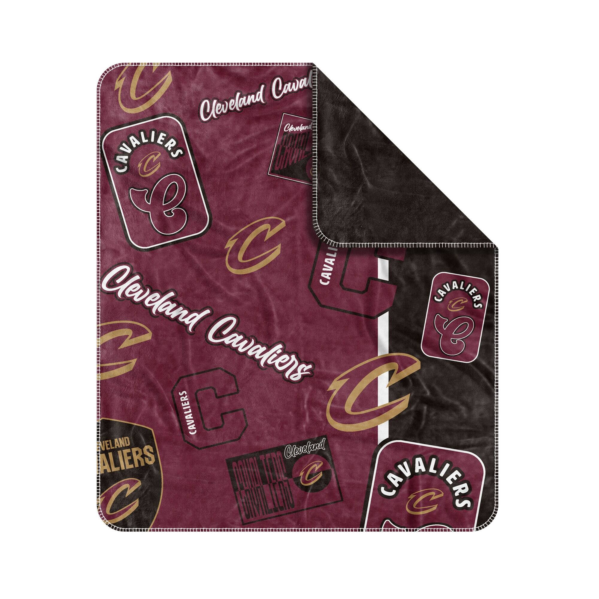 Logo Brands Cleveland Cavaliers 50 x 60 Dream Weave Throw Blanket ...