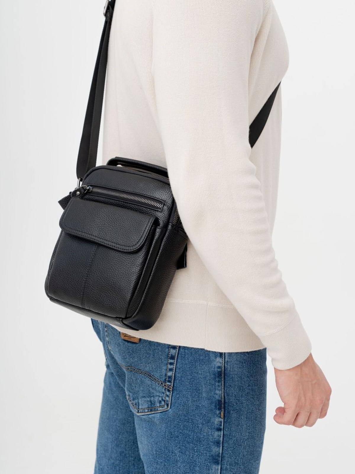 Skar Audio Man Purses And Bags Small Mini Genuine Leather Messenger ...