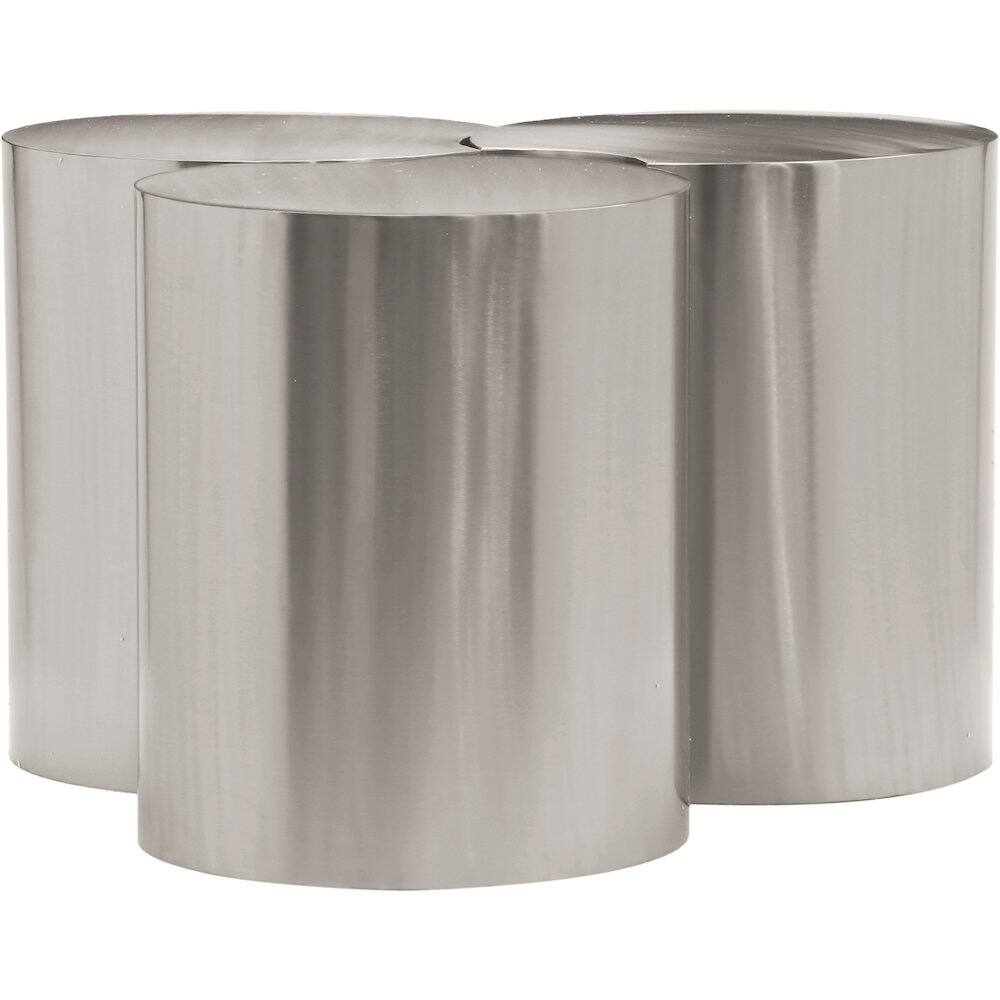 Meridian Furniture Dimple Coffee Table Silver 99081Silver-3C - Best Buy