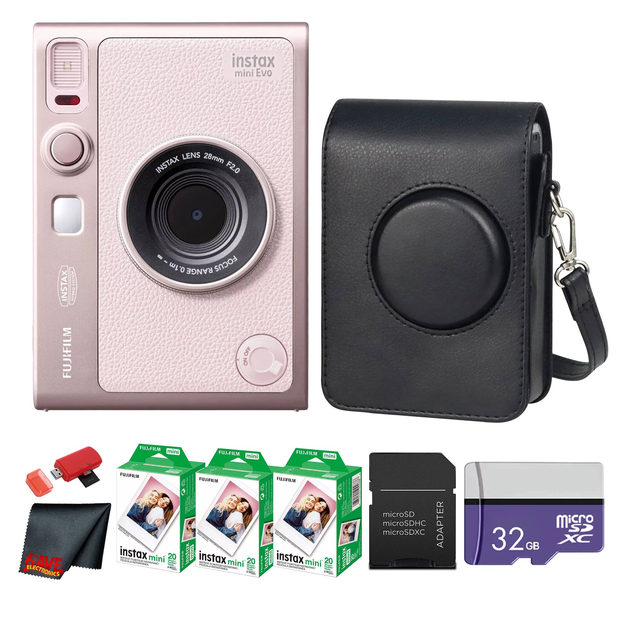 Fujifilm Instax Mini EVO Instant Camera (Pink) 16962315-AG2-3 - Best Buy