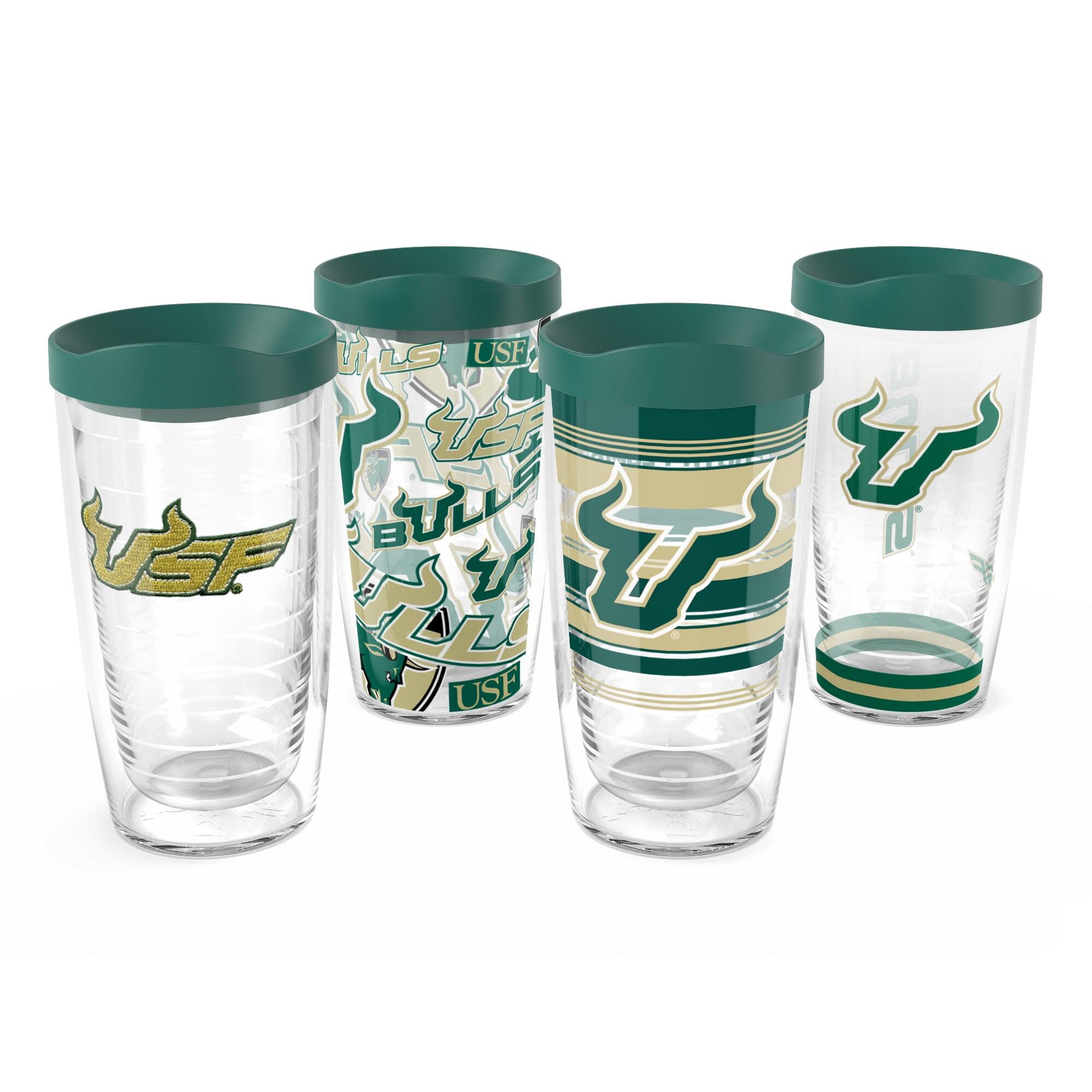 Tervis South Florida Bulls Four Pack 16oz. Classic Tumbler Set ...