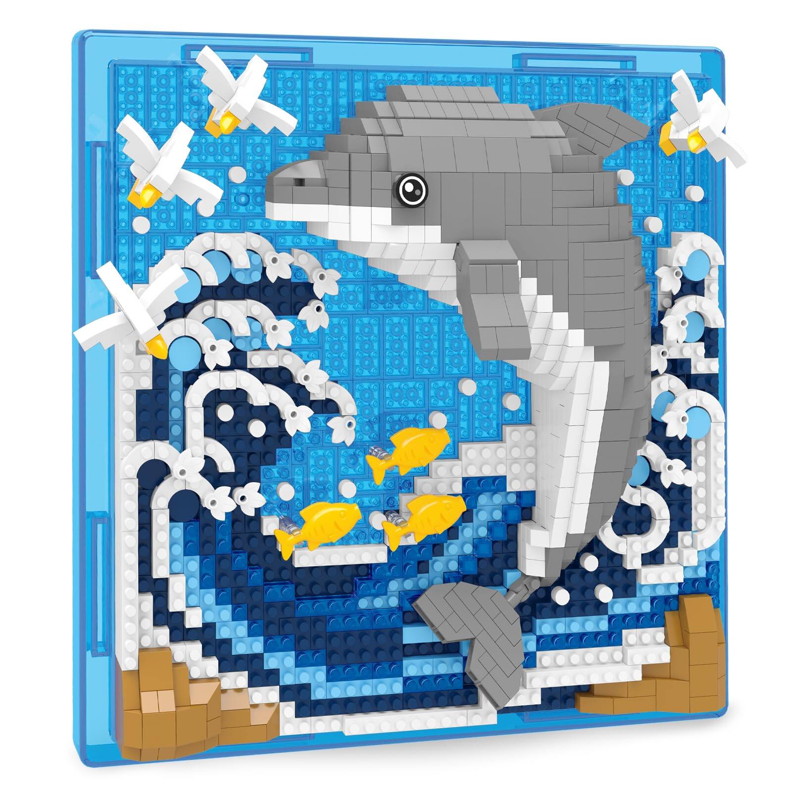 Leash Valley Magic Owl Animal 3d Wall Art Mini Building Blocks Set Home ...