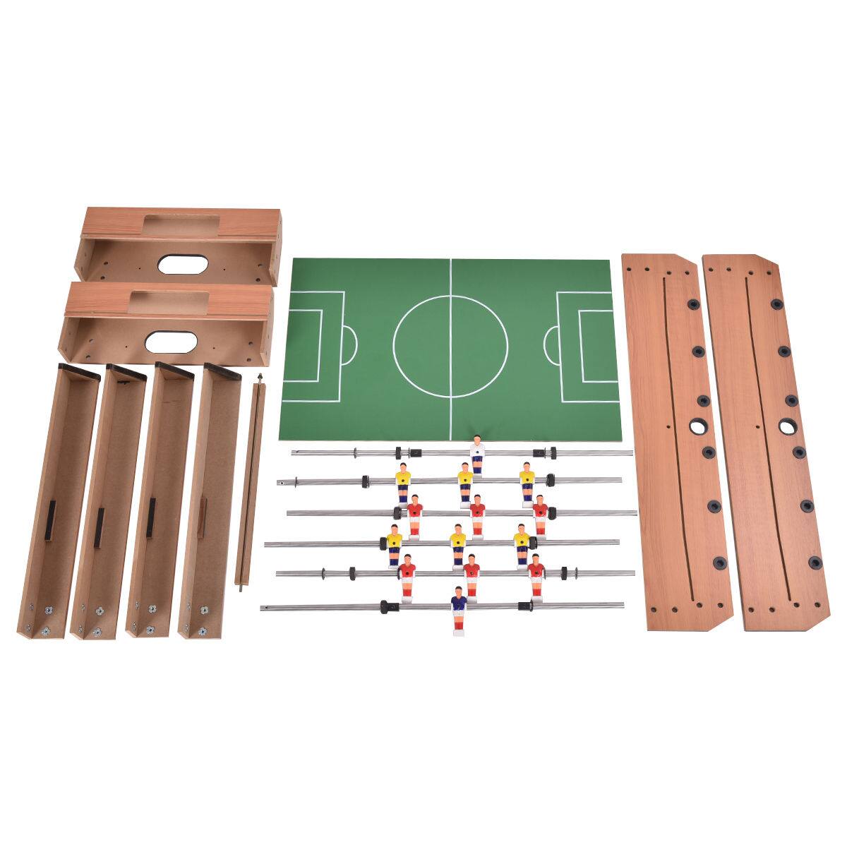 Costway 37'' Football Table Competition Game Soccer Arcade Sized ...