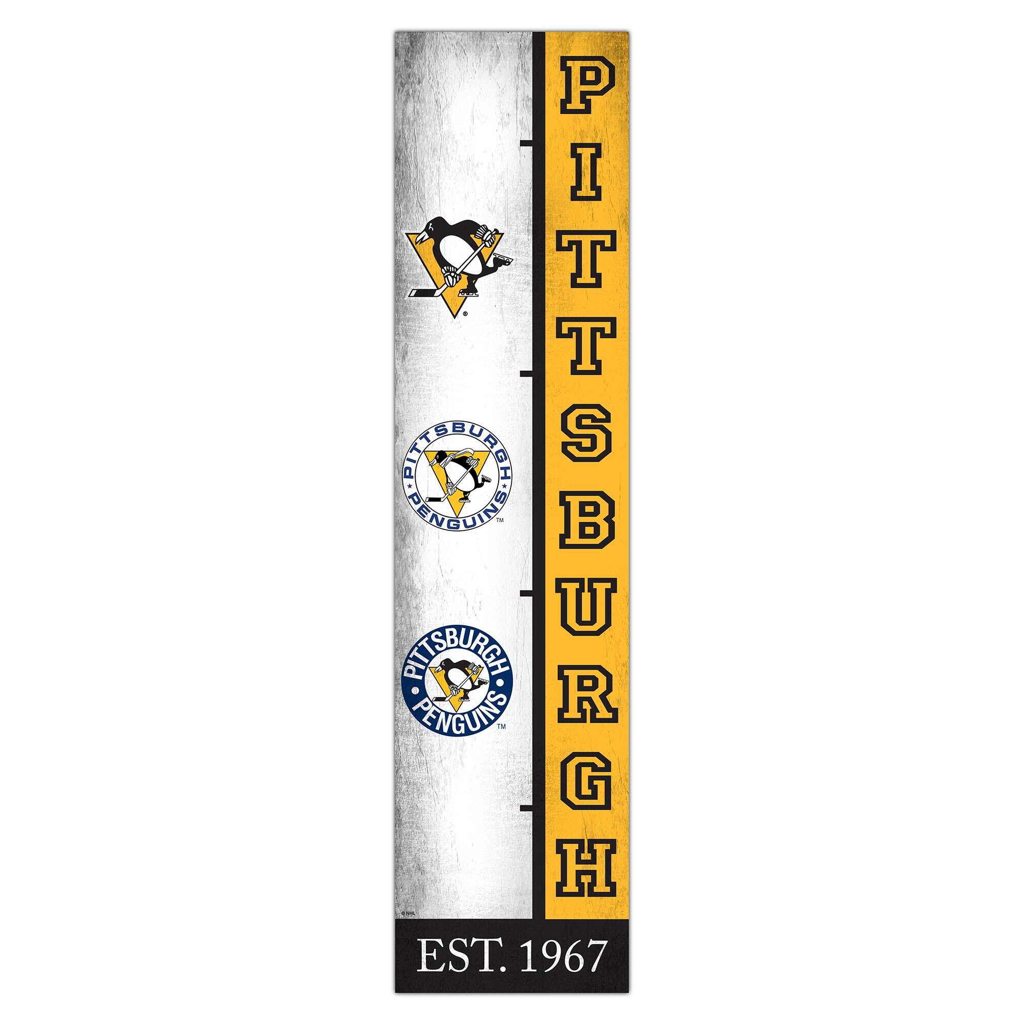 Fan Creations Pittsburgh Penguins 6" x 24" Progression Wood Sign ...