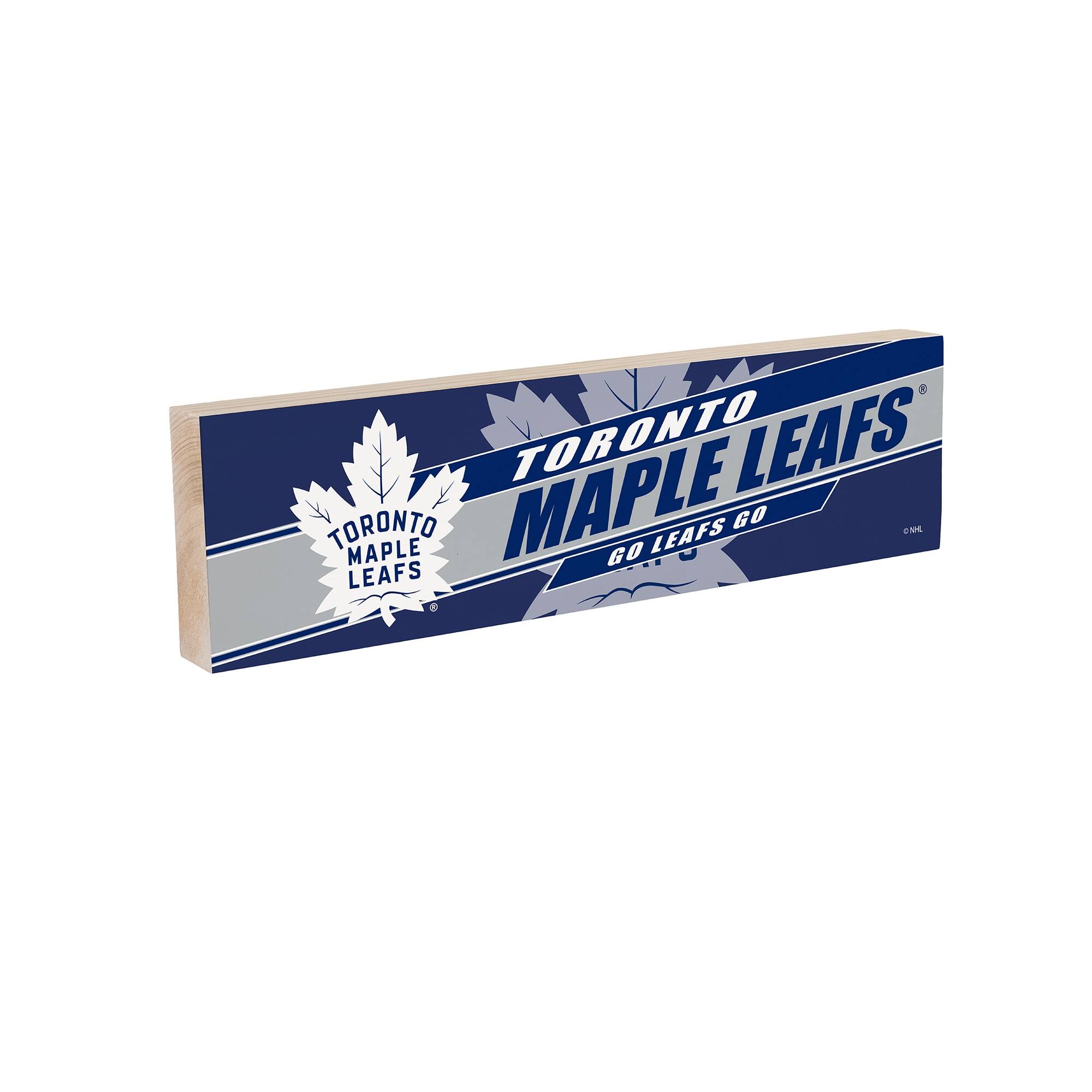 Evergreen Enterprises Toronto Maple Leafs 5" x 18" Shadow Logo Wood ...