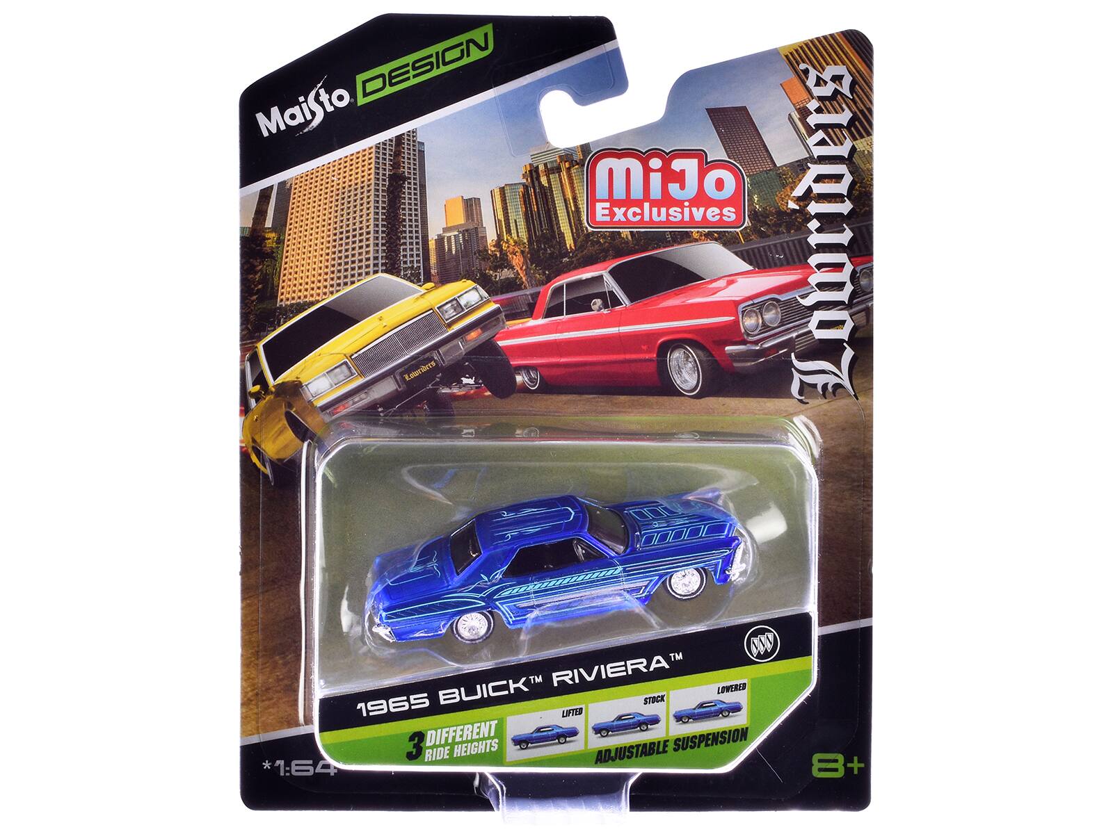 1965 Buick Riviera with Graphics "Lowriders" "Maisto Design" Series 1/ ...