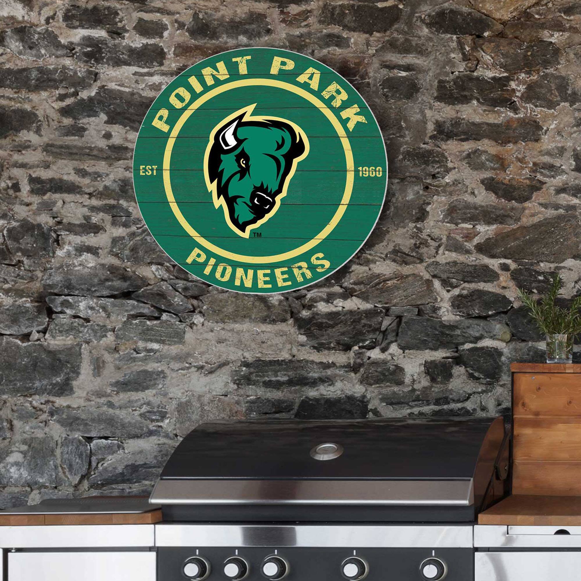 Jardine Point Park Pioneers 20'' x 20'' Indoor/Outdoor Team Color ...