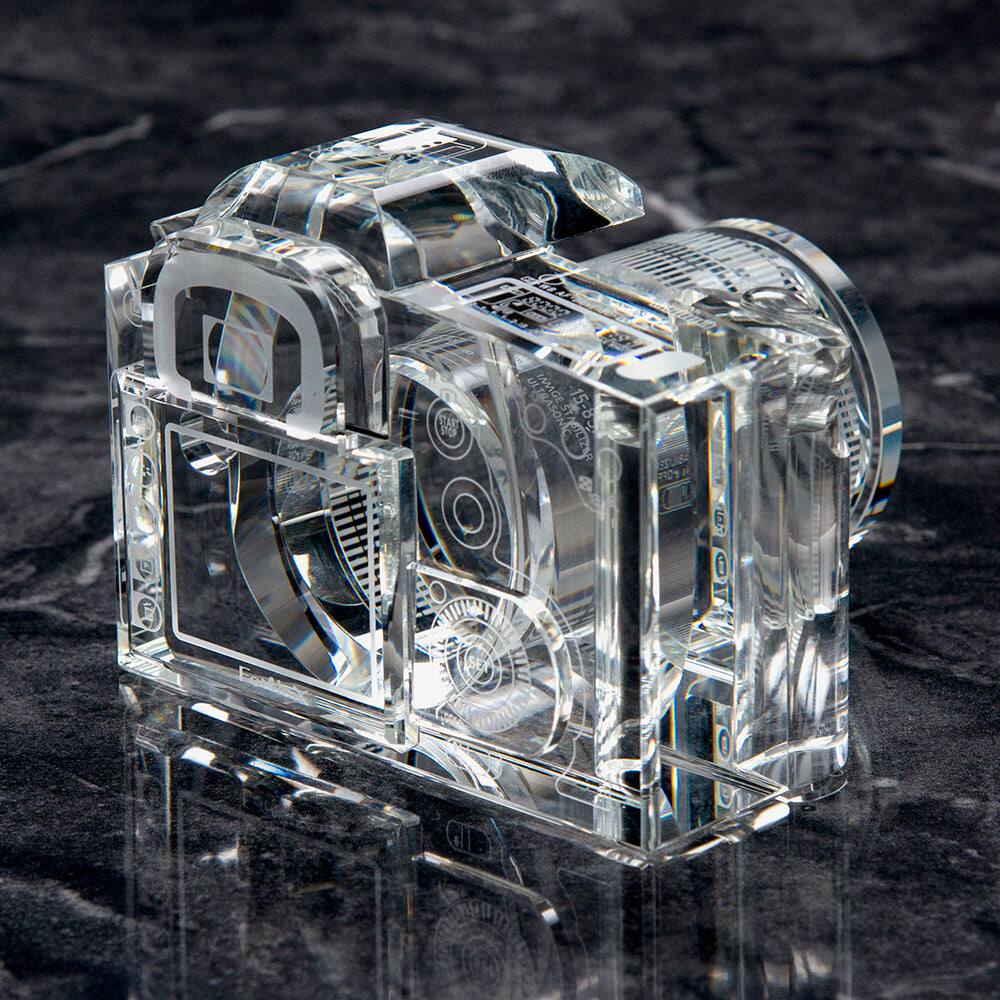 Fotodiox Crystal Camera 2/3 Sized Replica of Canon EOS 7D Camera w/ 15 ...