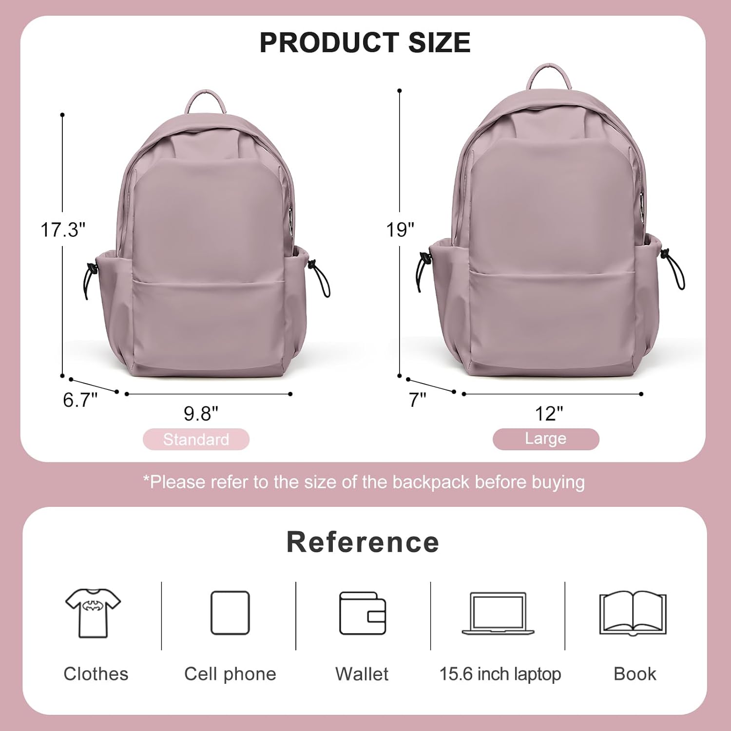 Live At Space Backpacks School Backpack College Bookbag Women ...