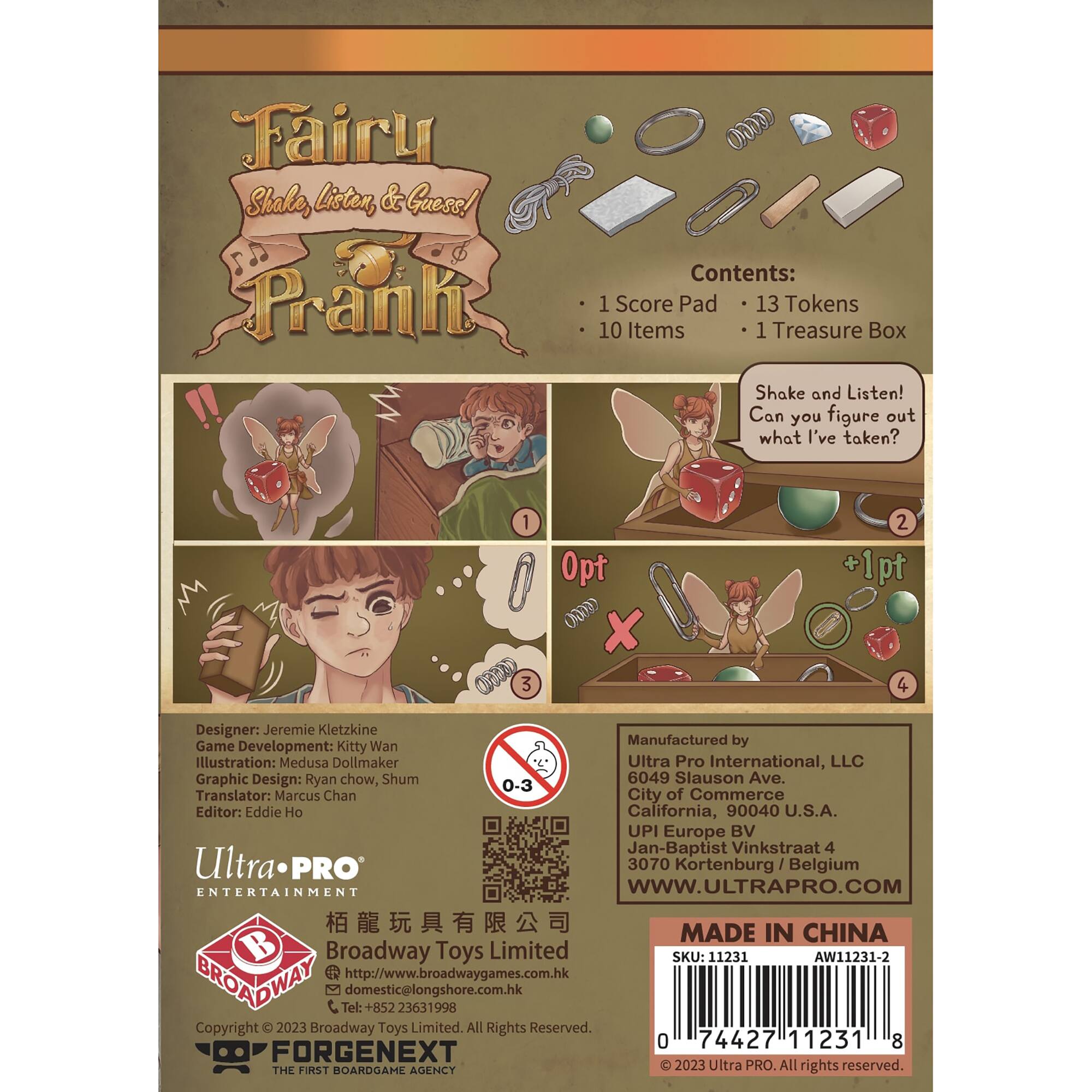 Ultra PRO Ultra PRO: Fairy Prank Board Game, Fun for Families, Ages 8 ...