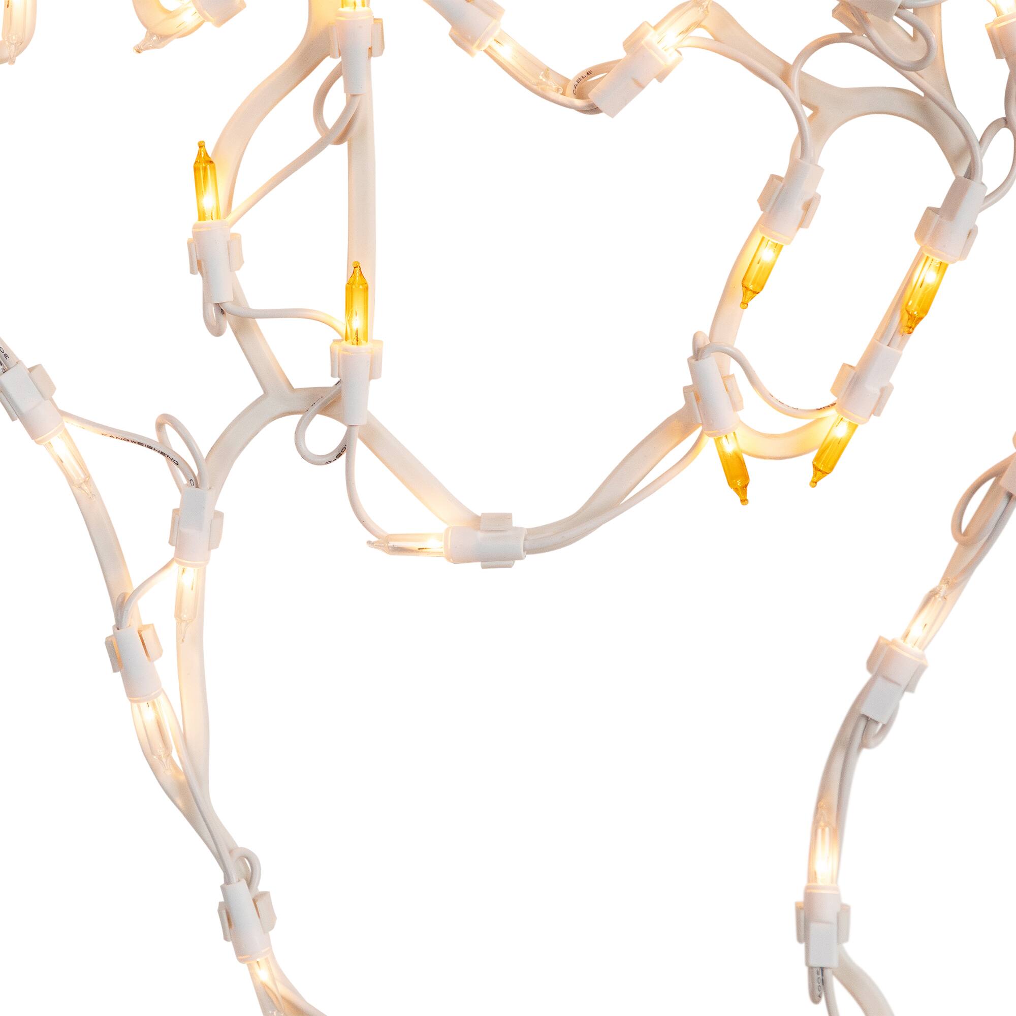 Northlight Lighted Ghost Halloween Window Decoration 15" White 32606079 ...