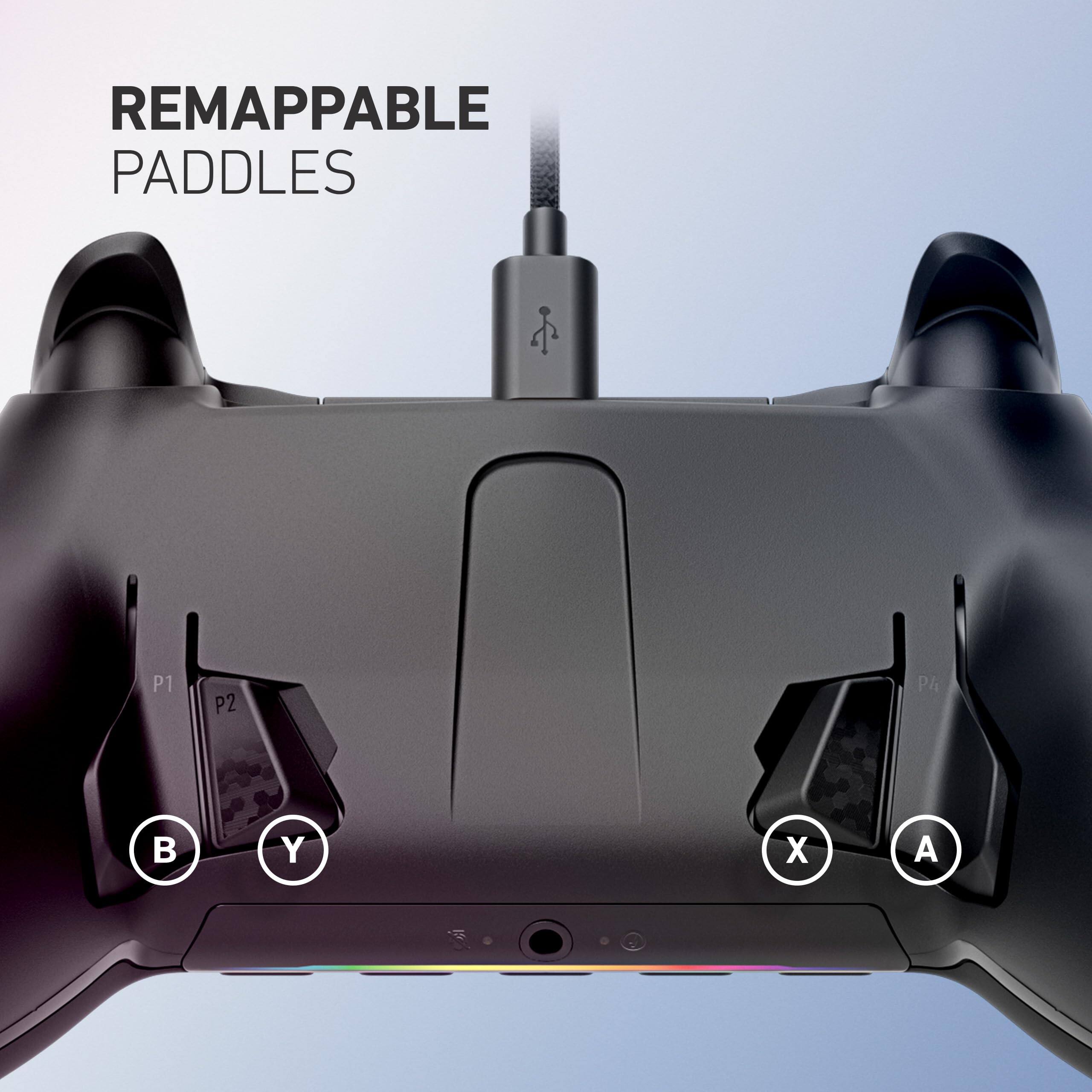 Reds Spade Envision V1 2023 Wired Pc Gaming Controller Five Remappable G keys Paddles Icue ...