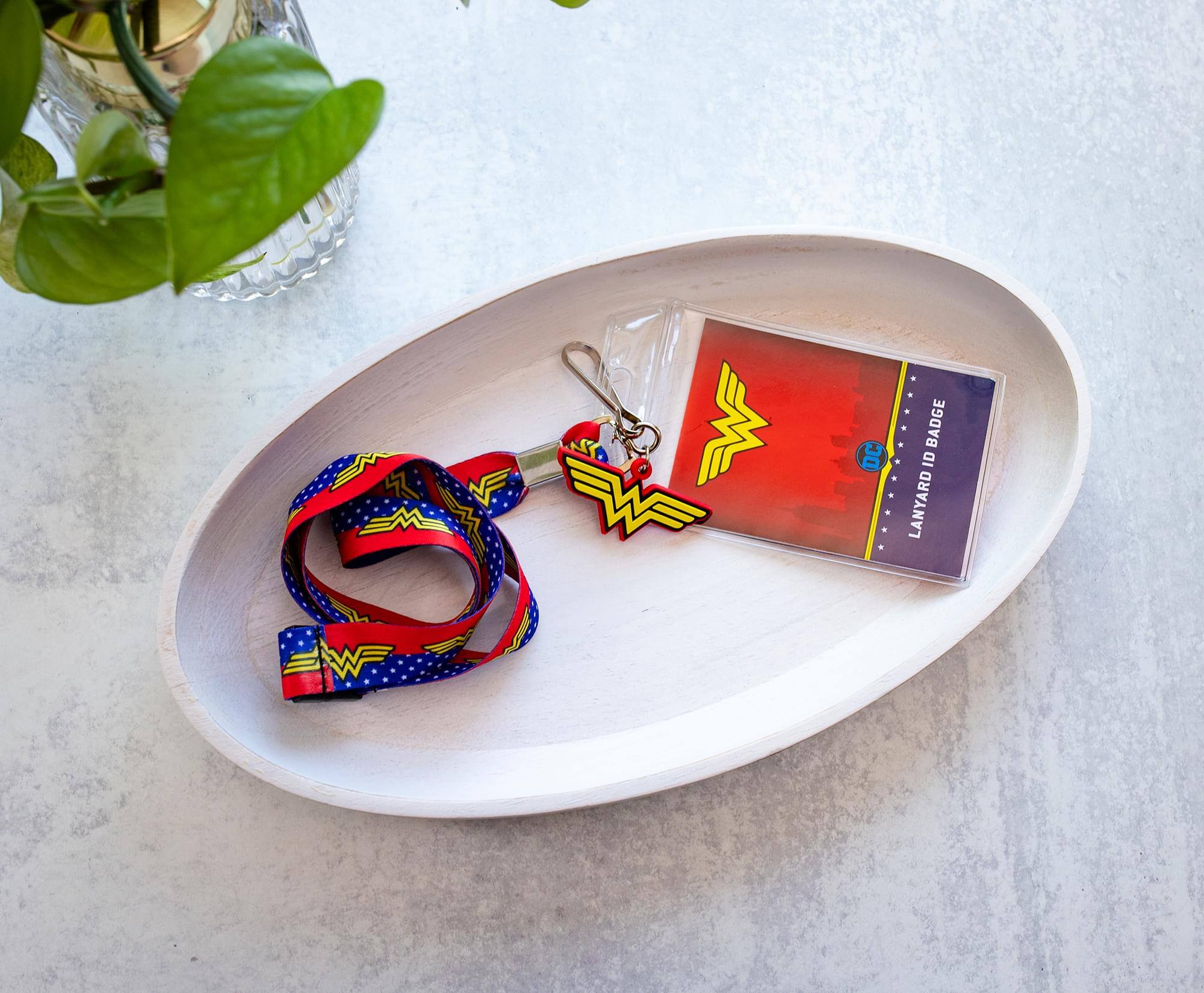 DC Universe DC Comics Wonder Woman 22 Inch Lanyard With ID Badge Holder ...