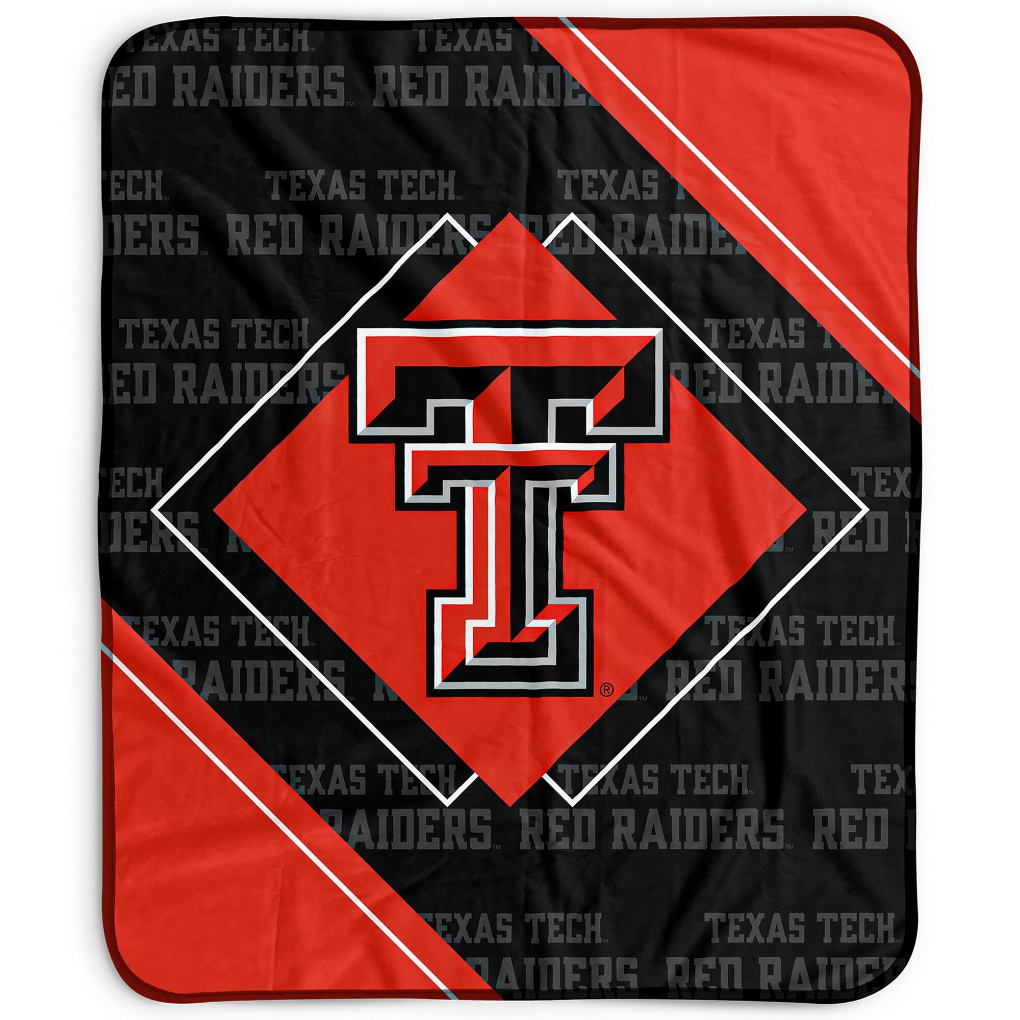 Pegasus Texas Tech Red Raiders 50" x 60" Diamond Logo Fleece Blanket ...