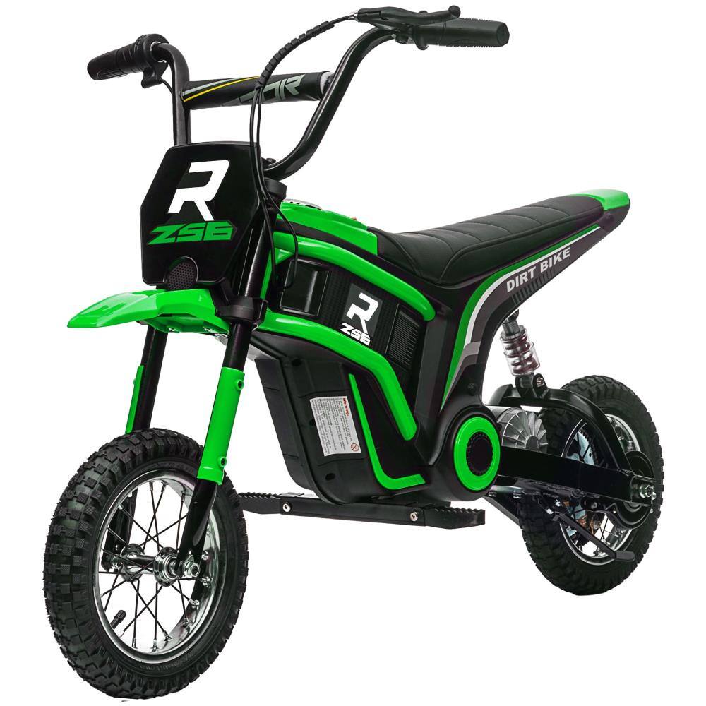 BreeBe Aosom 24V 350W Electric Dirt Bike w/ Twist Grip Throttle, Off ...