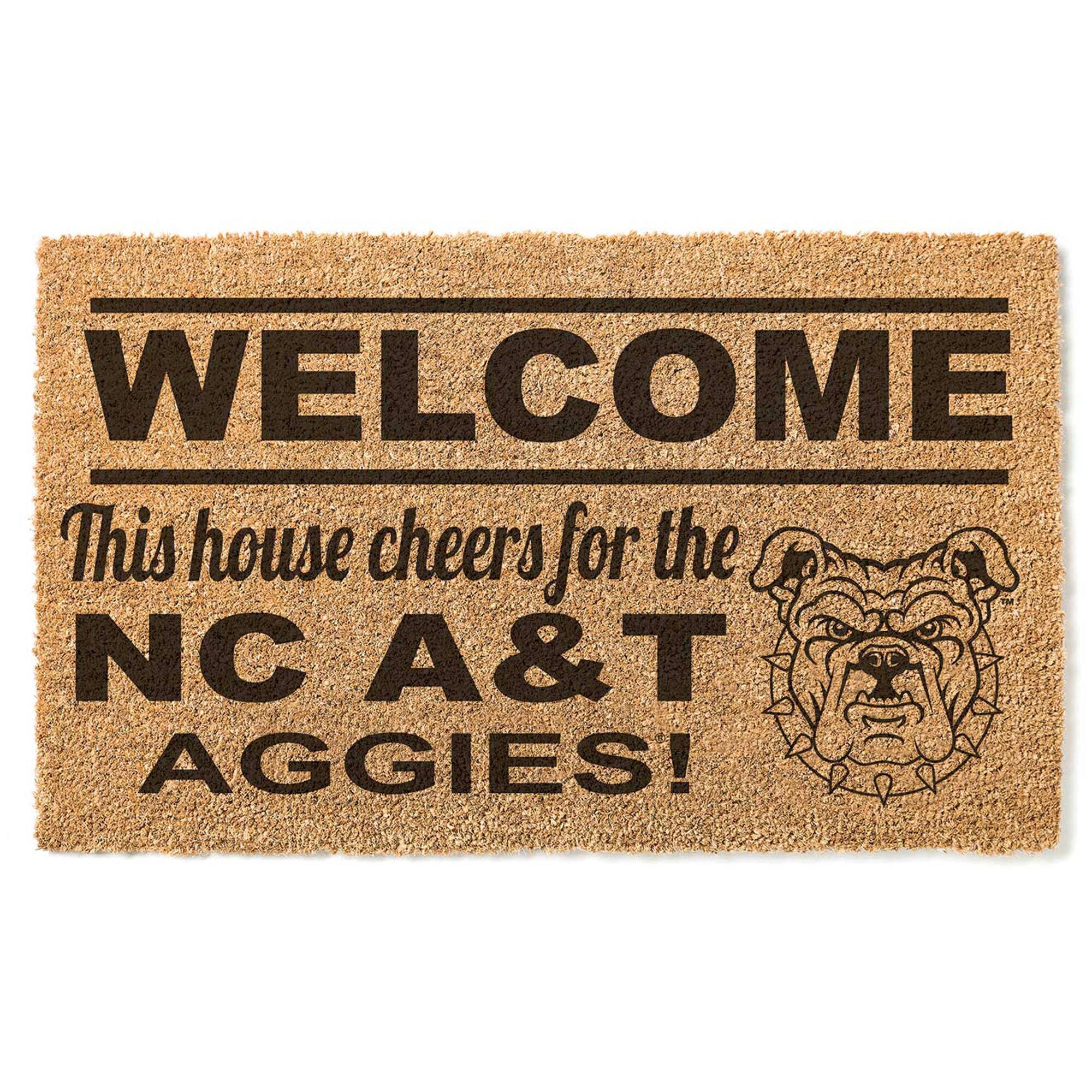 Jardine North Carolina A&T Aggies 18" x 30" Welcome Doormat Brown ...