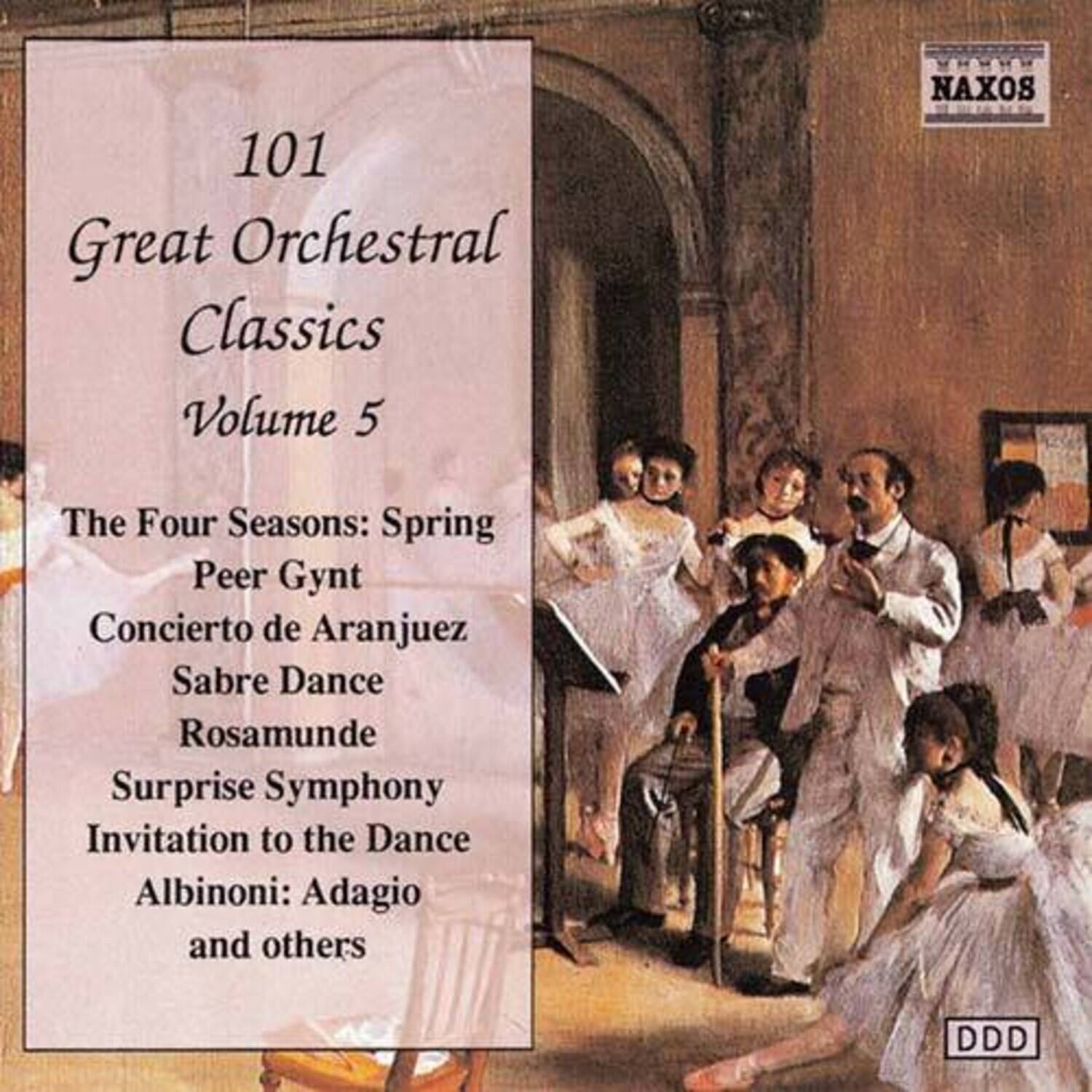 Various Artists 101 Great Orchestral Classics 5 COMPACT DISCS [CD ...