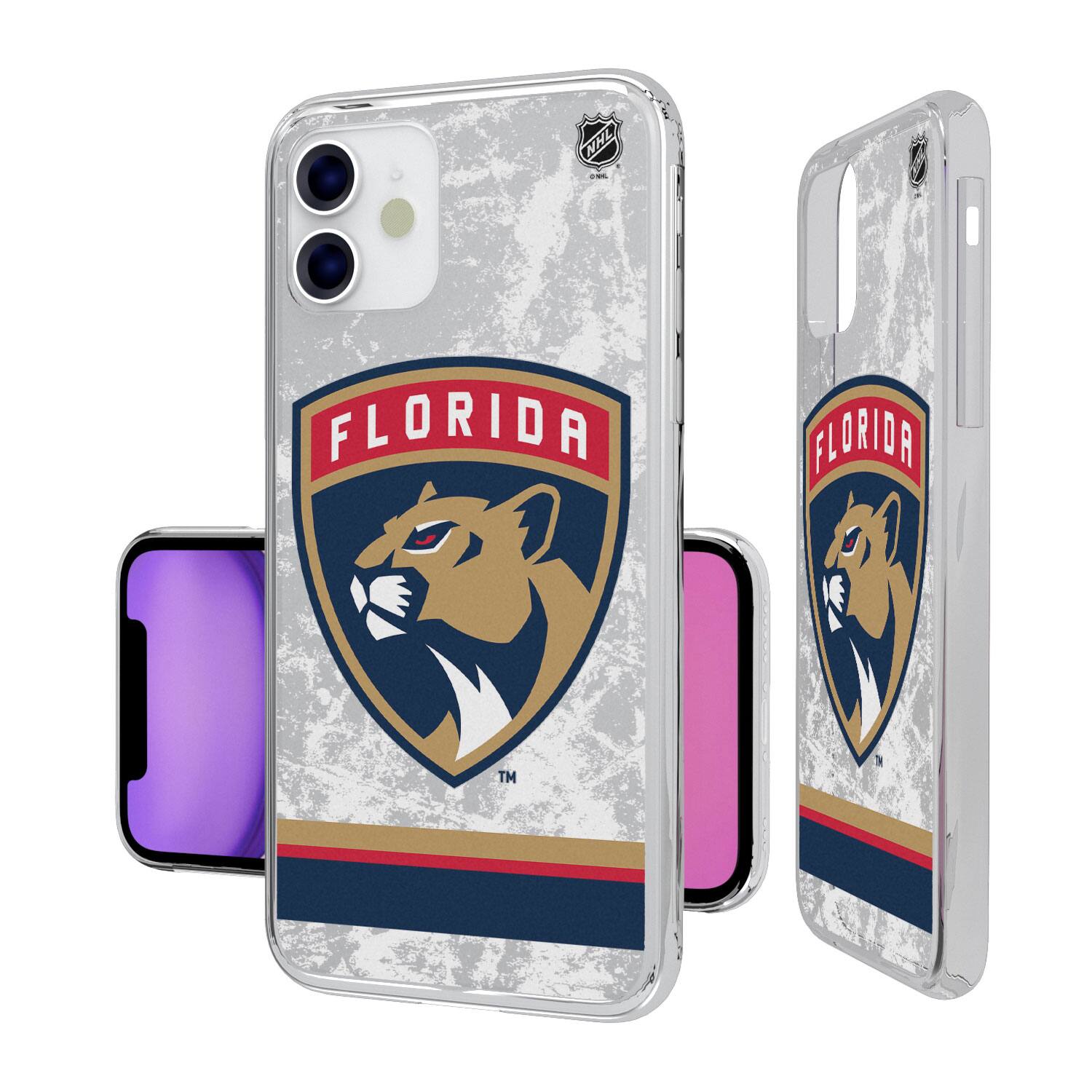Keyscaper NHL Florida Panthers iPhone Stripe Clear Ice Case 16 Pro Max ...