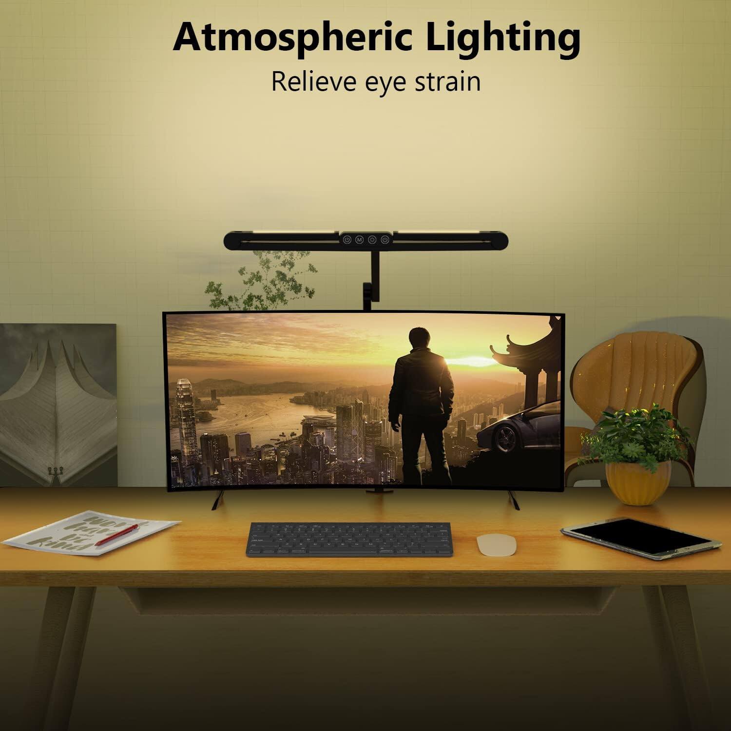 The Best Inks blue white Desk Lamp Light Led Clamp Smart with Architect ...