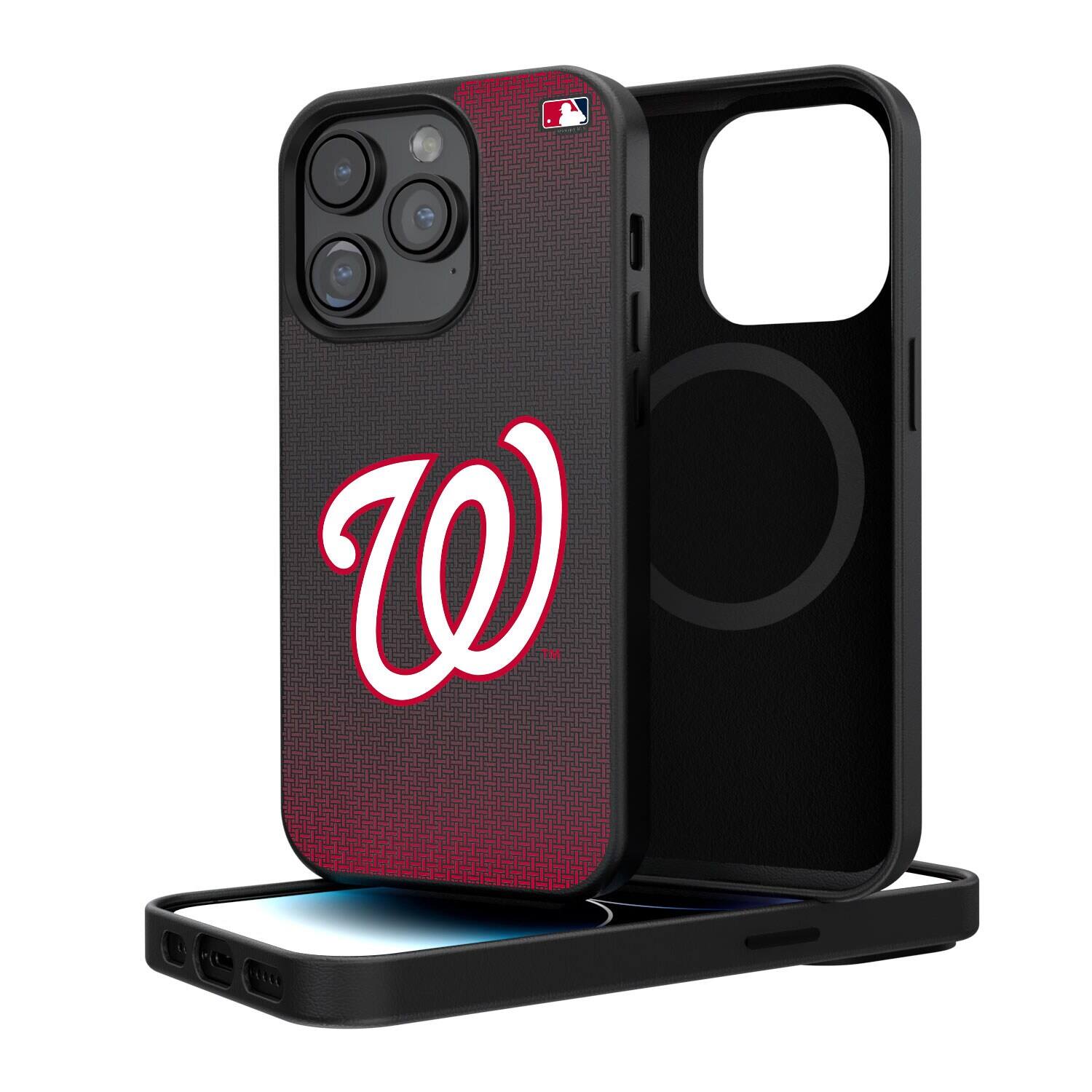 Keyscaper MLB Washington Nationals Linen Logo iPhone Magnetic Bump Case ...