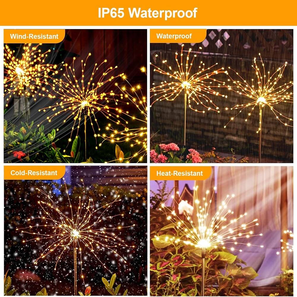 MOSZAR LLC Christmas Diwali Garden Decoration, 150LED 8 Mode Outdoor ...